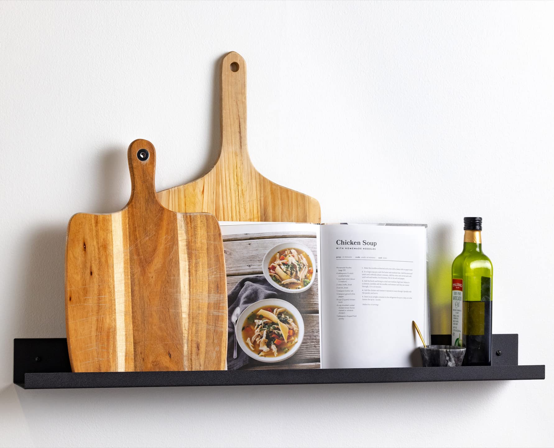 Infinite Design Floating Metal Wall Shelf – Minimalist Premium Floating ...