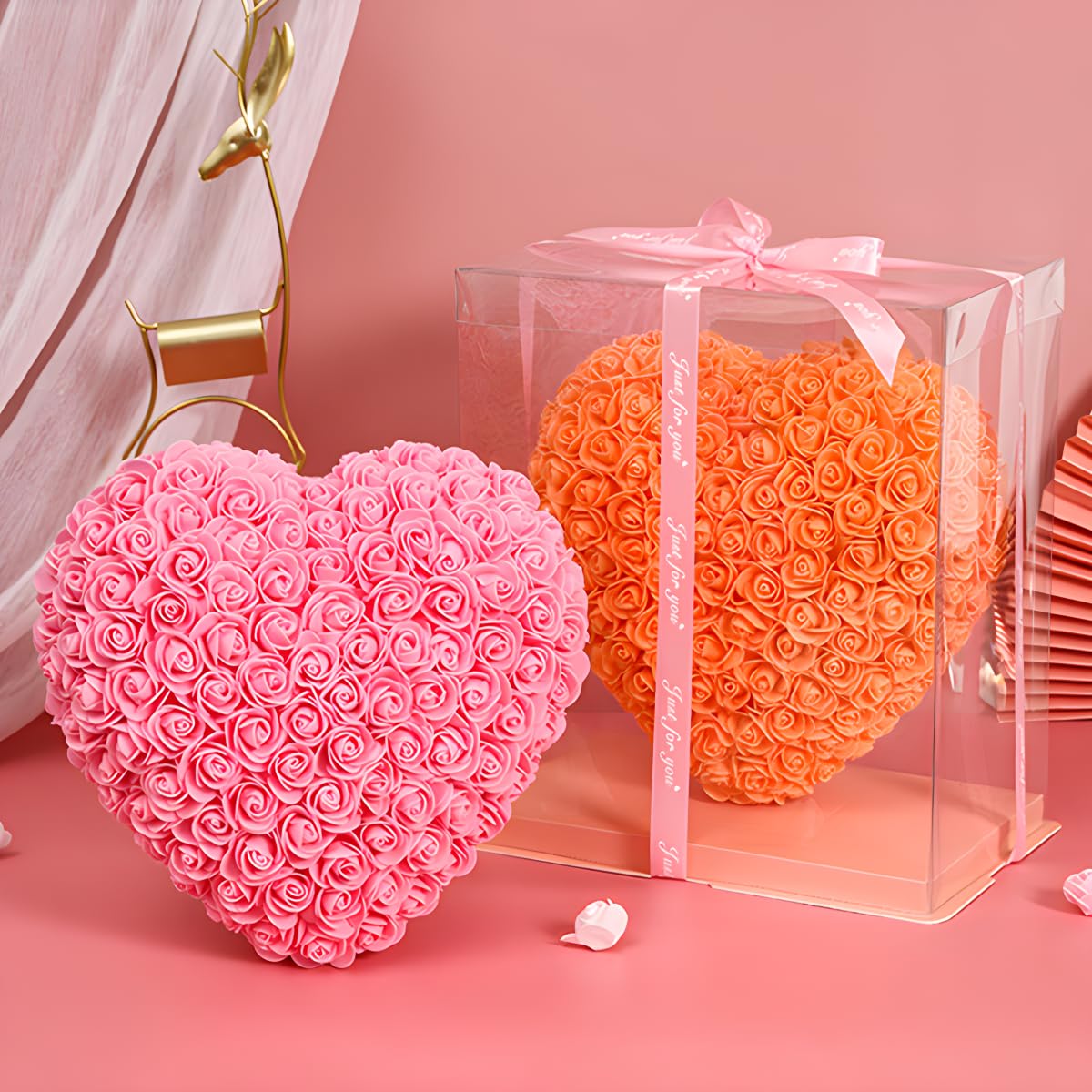 Snapklik.com : Crafare 9 Inch Craft Foam Hearts 2 Pack Polystyrene ...