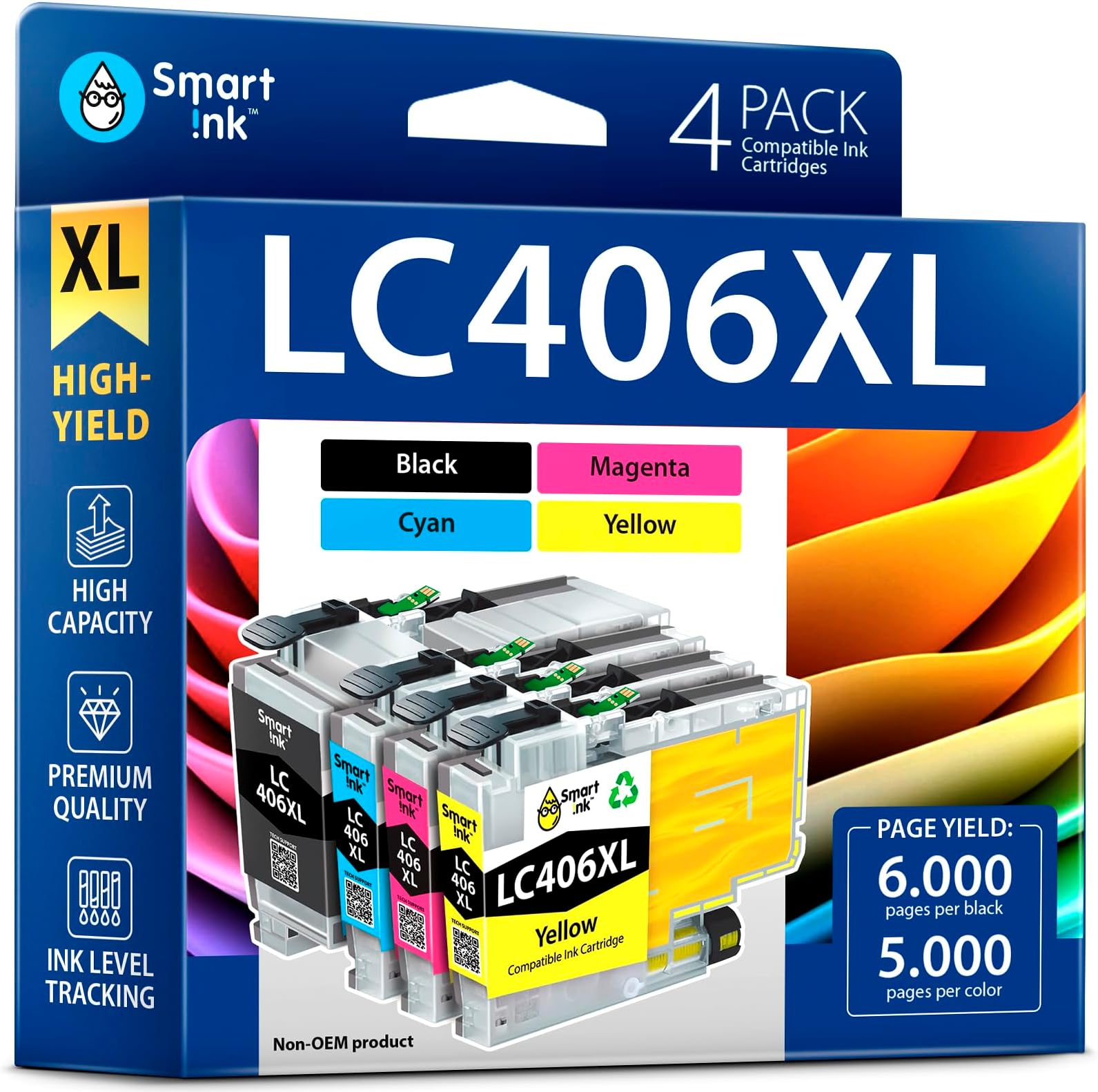 Amazon.com: Smart Ink Compatible Ink Cartridges Replacement for Brother ...