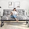 Amazon.com: Nirvana Futons Tri-Fold Wood Futon Frame Full Size Sofa Bed ...