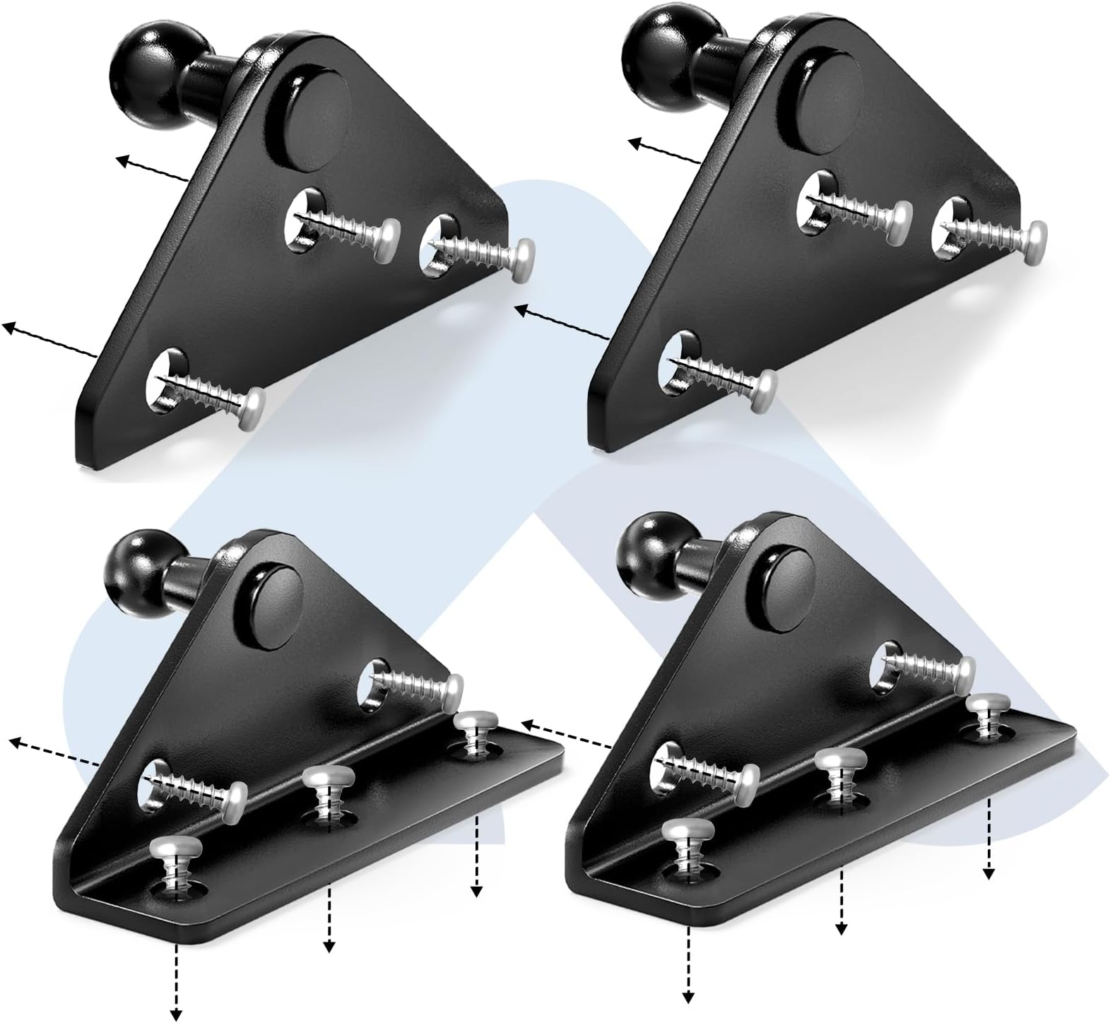 Amazon.com: JR Products BR-12553 10mm Angled Gas Spring Mounting ...
