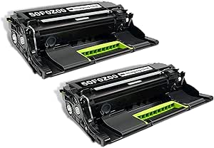 Amazon.com: High Yield 2Pack 50F0Z00 Black Imaging Unit Compatible ...