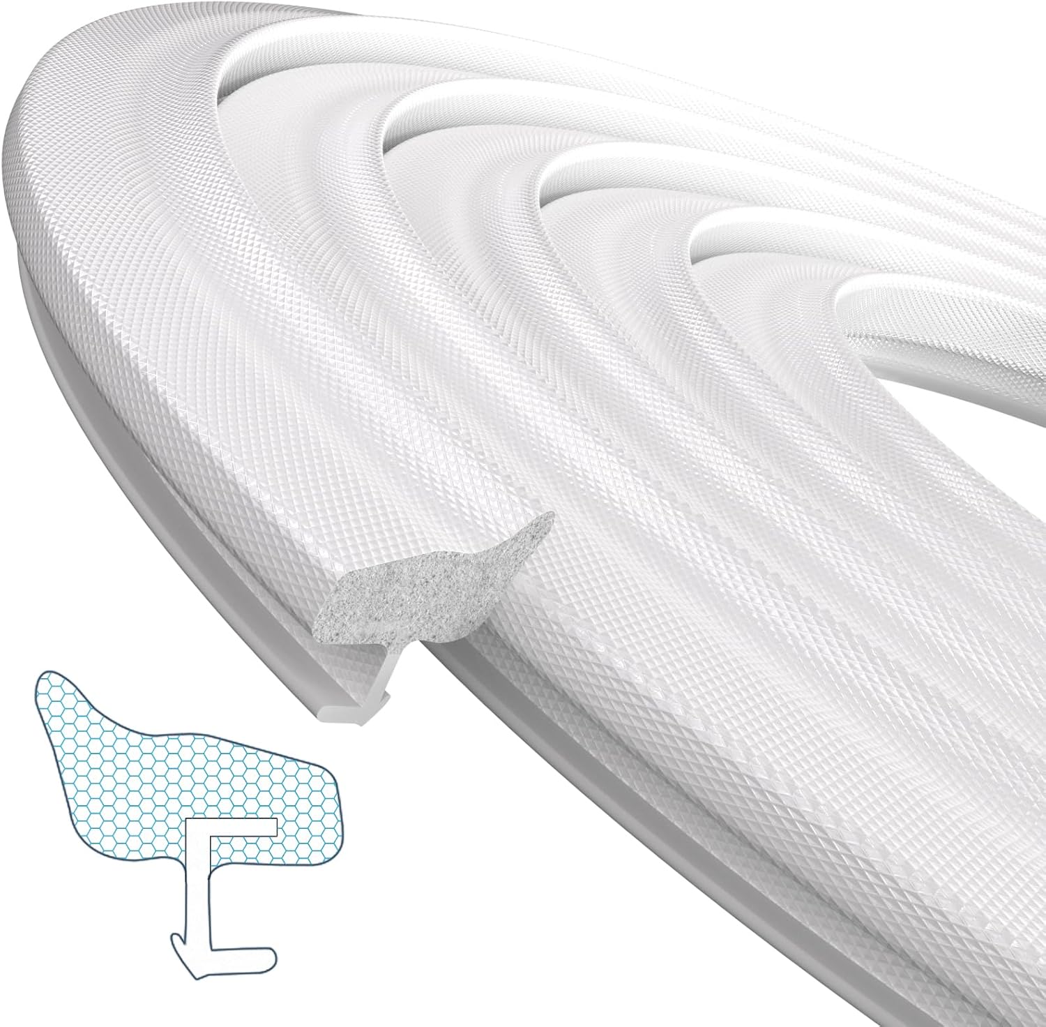 5M-Blanc Joint Porte Fenetre Isolation Thermique et Phonique,Joint ...