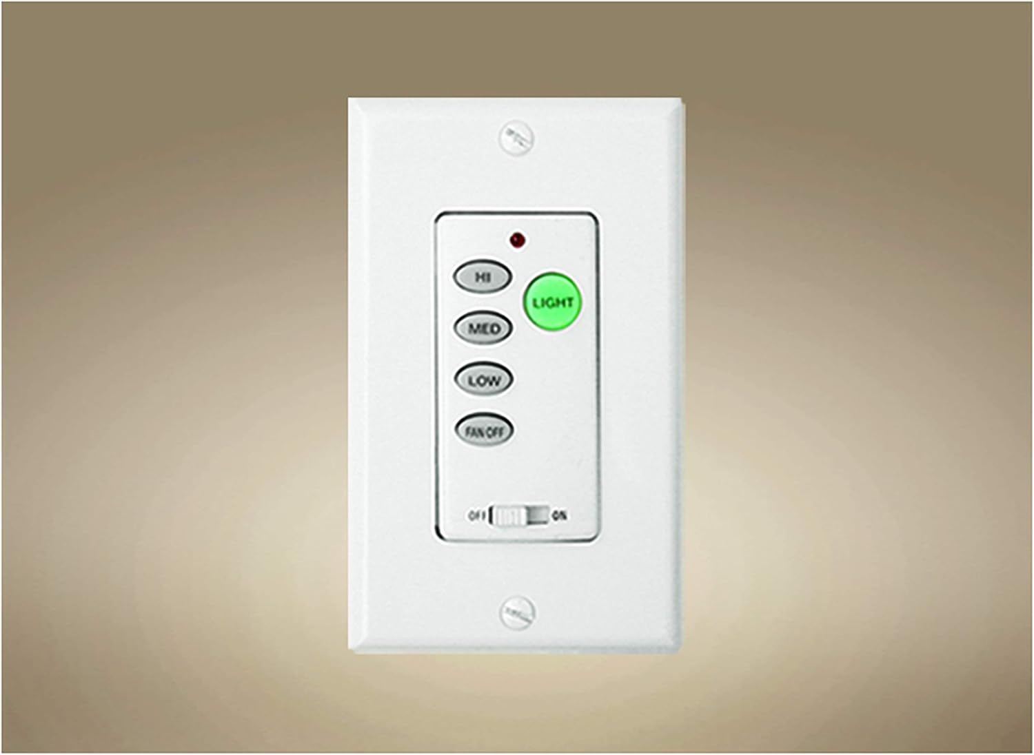 VAXCEL 3-Speed Ceiling Fan Wall Control White - Amazon.com