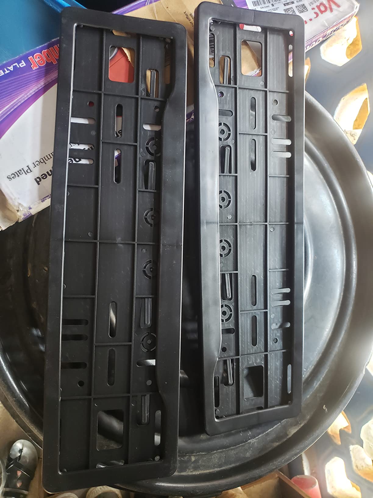 Woschmann - Car HSRP Number Plate Frames Universal Fits in All Old/New ...