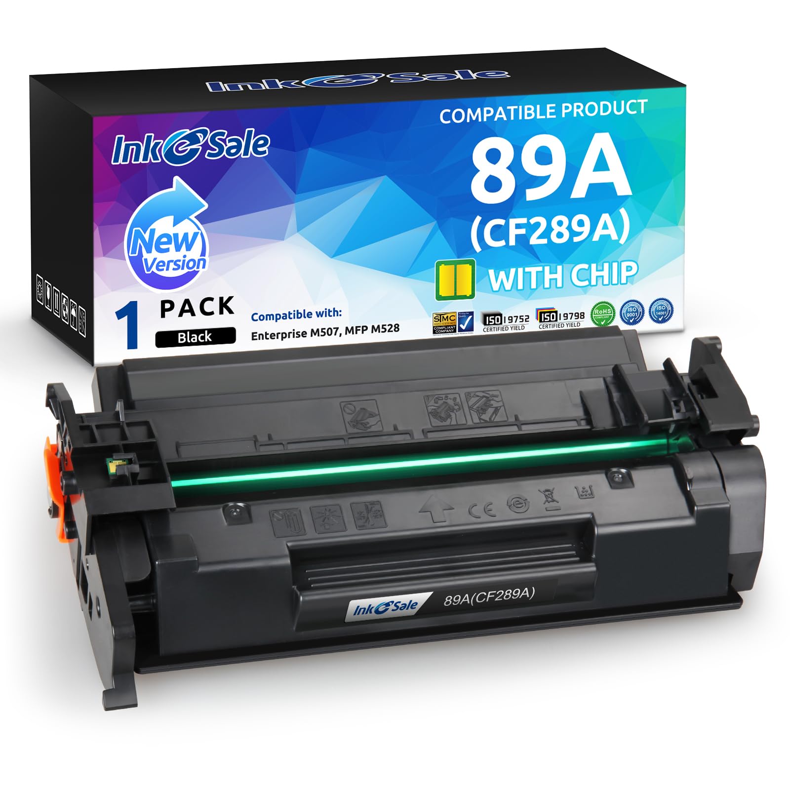 Amazon.com: INK E-SALE 89A Black Toner Cartridge Compatible Replacement ...