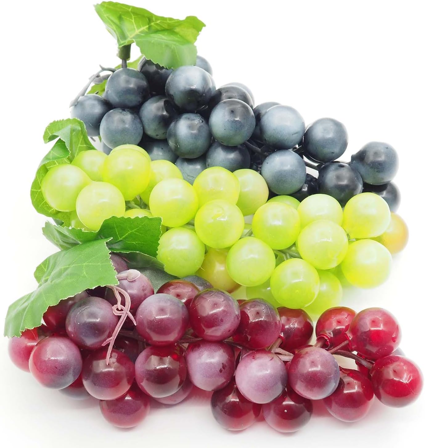 Amazon.com: WOSHIMT 3-Pack Artificial Grapes Bundle - Lifelike ...