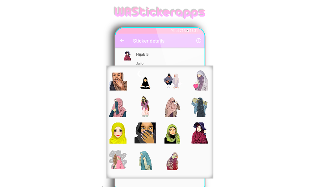 Hijab Sticker for Chatting - App on Amazon Appstore