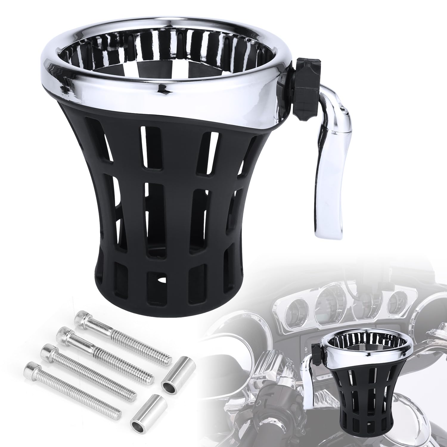 Buy Motorcycle Handlebar Drink Cup Holder, Water Bottle Holder ...