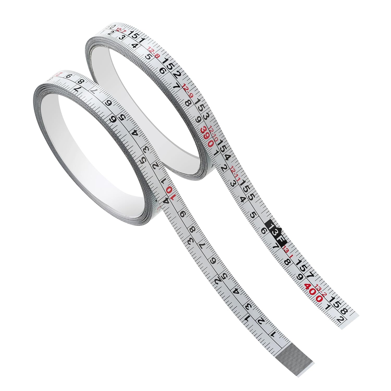 2 Packs 1/2-Inch Self-Adhesive Measuring Tape, 158 Inch or 400cm Peel ...