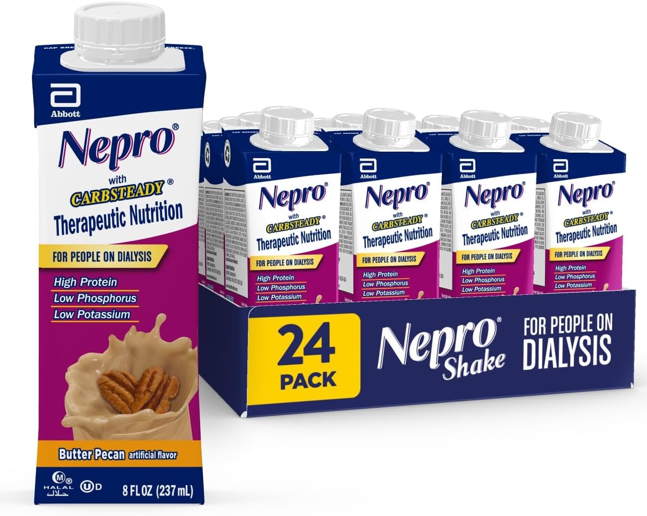 Amazon.com: Abbott Nutrition Nepro With Carb Steady, Homemade Vanilla ...