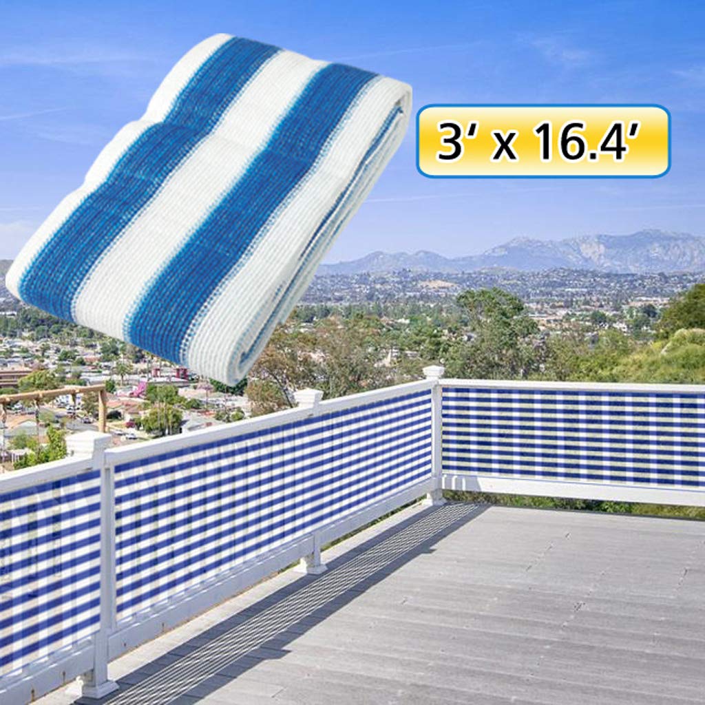 Buy Skelang Balcony Privacy Screen Fabric Balcony Railing Cover Shield ...