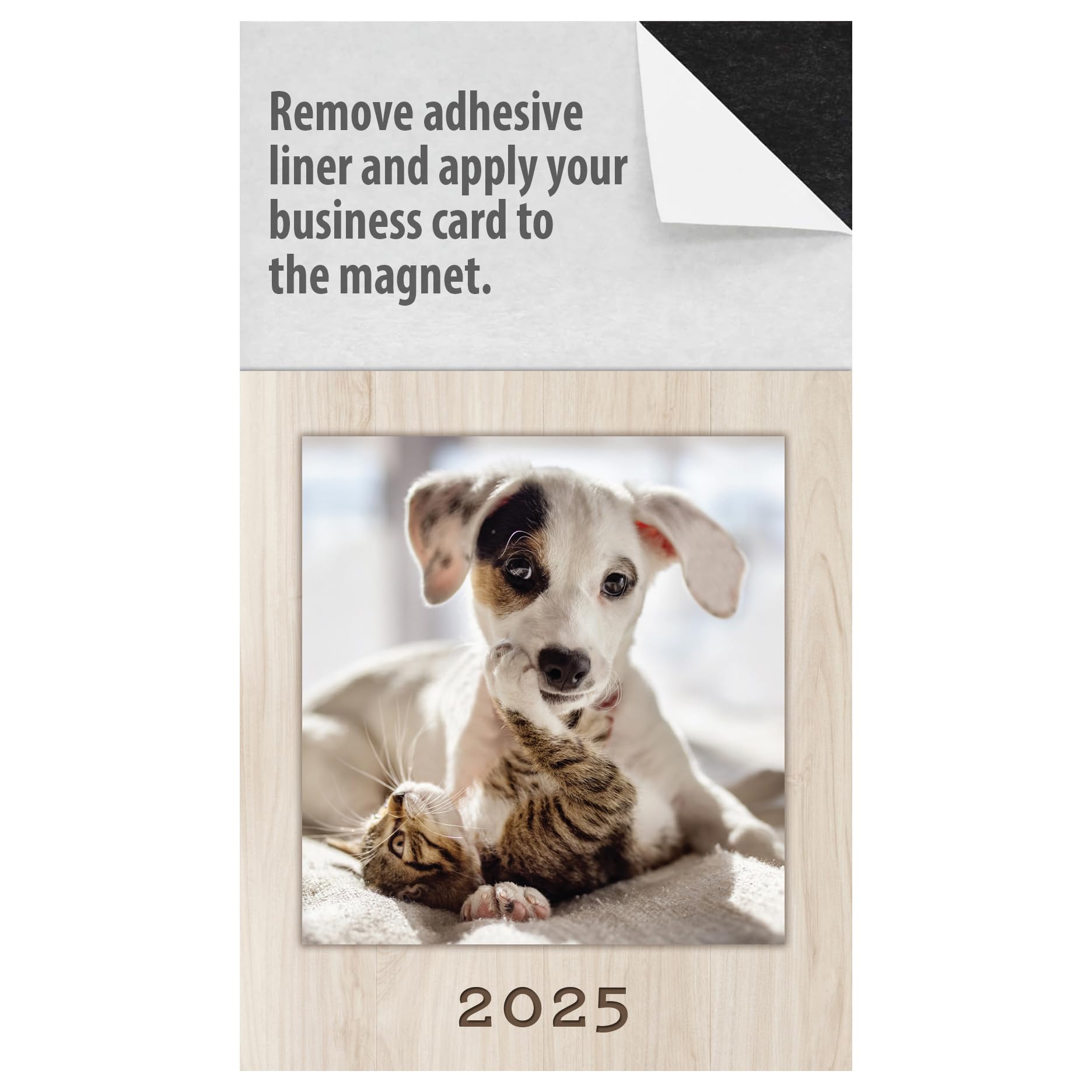 2025 Peel and Stick Magnetic Business Card Calendars, Box of 100 ...