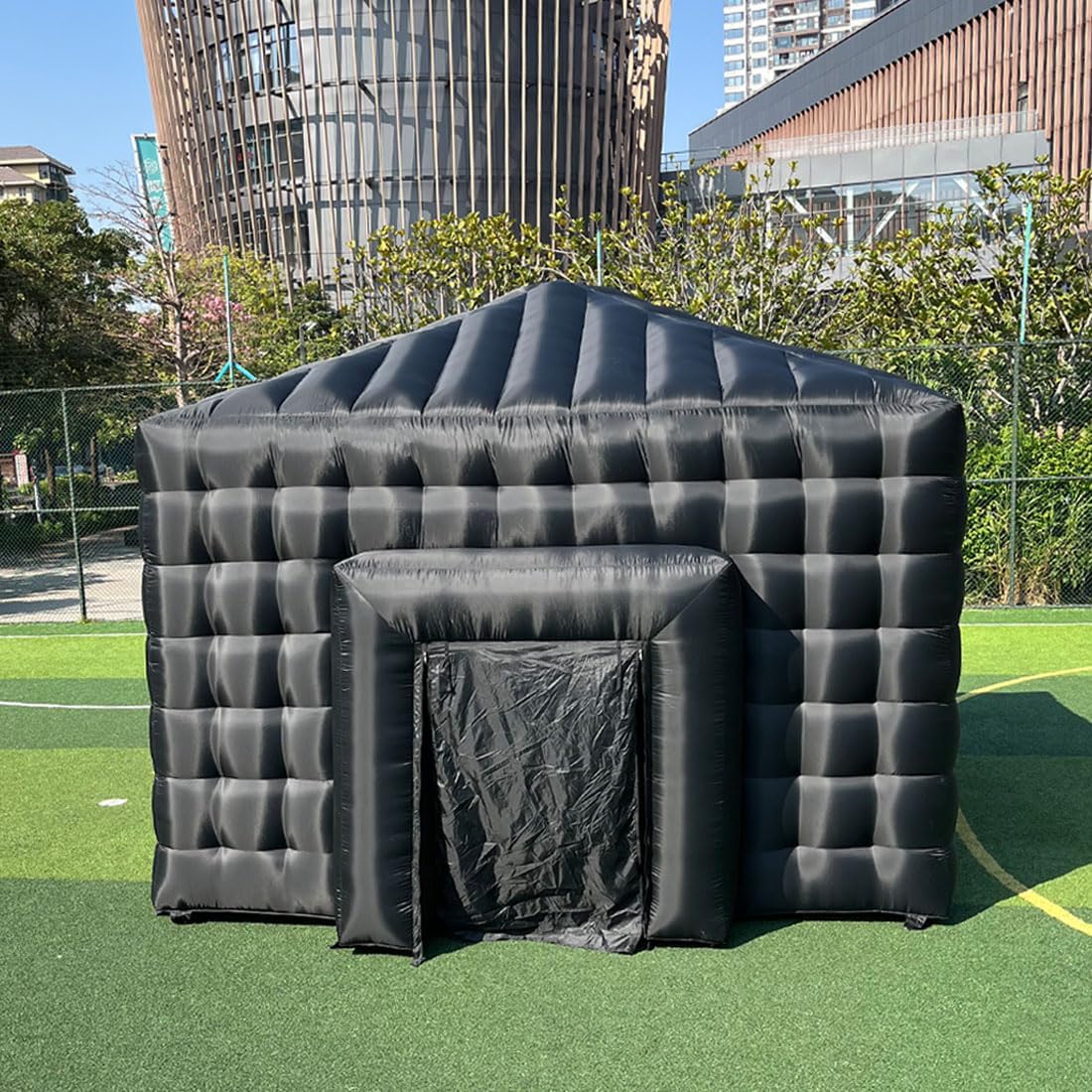 Amazon.com : Vinfgoes Portable Black Air Cube Tent Inflatable Disco ...