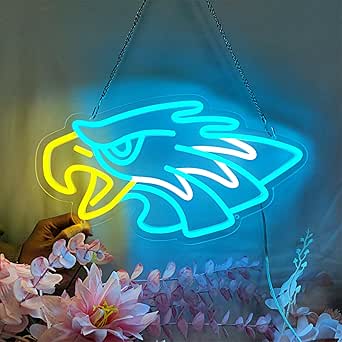 Amazon.com: Eagle Neon Signs for Wall Decor, Dimmable Eagles Neon Sign ...
