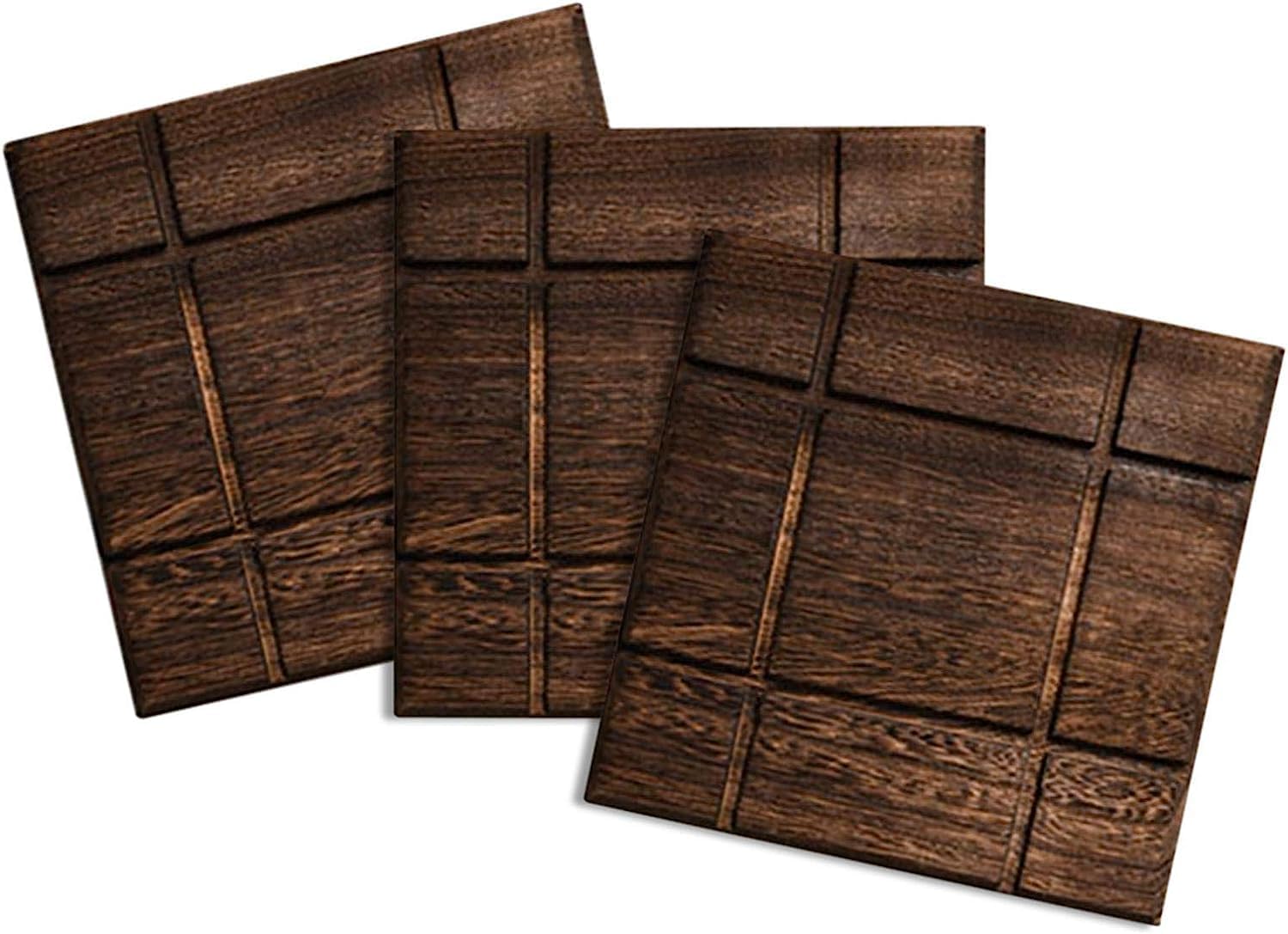 Buy Woodykart Wooden Trivet Set for Hot Plates, Heat Resistant Wooden ...