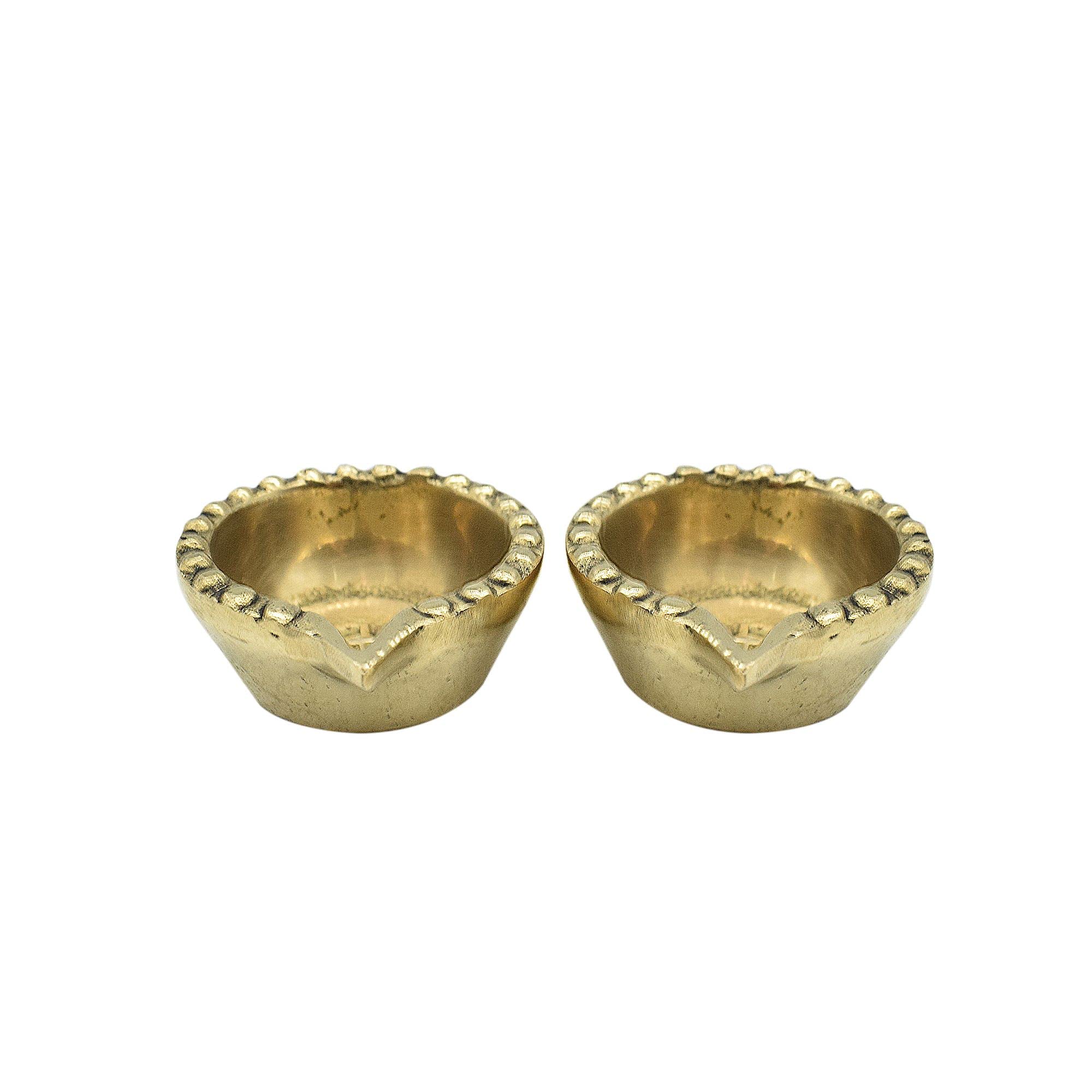 Buy PujaNPujari Brass Diyas for Pooja Room - Deepak Deepam Kundulu for ...