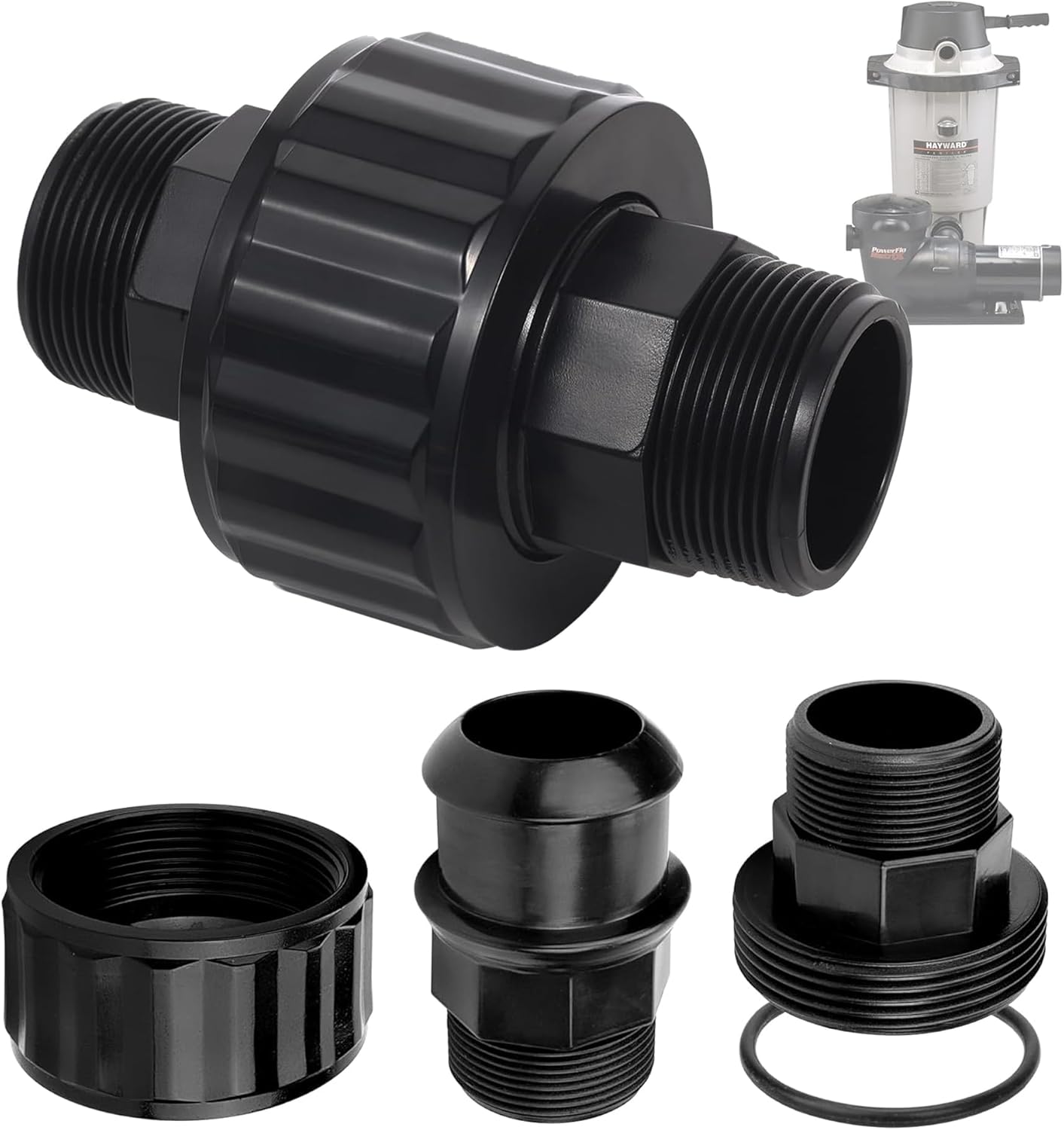Amazon.com: SP1480BLK Pool Pump Filter Connector Compatible with ...