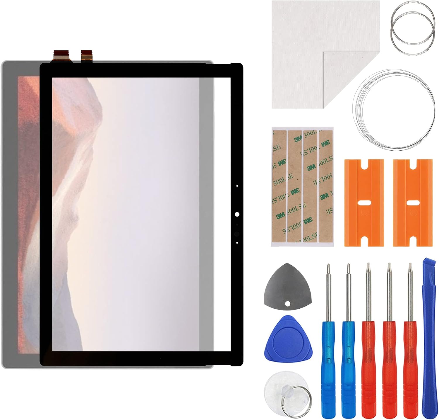 Amazon.com: SWARK Front Screen Glass Outer Panel Lens Replacement +OCA ...