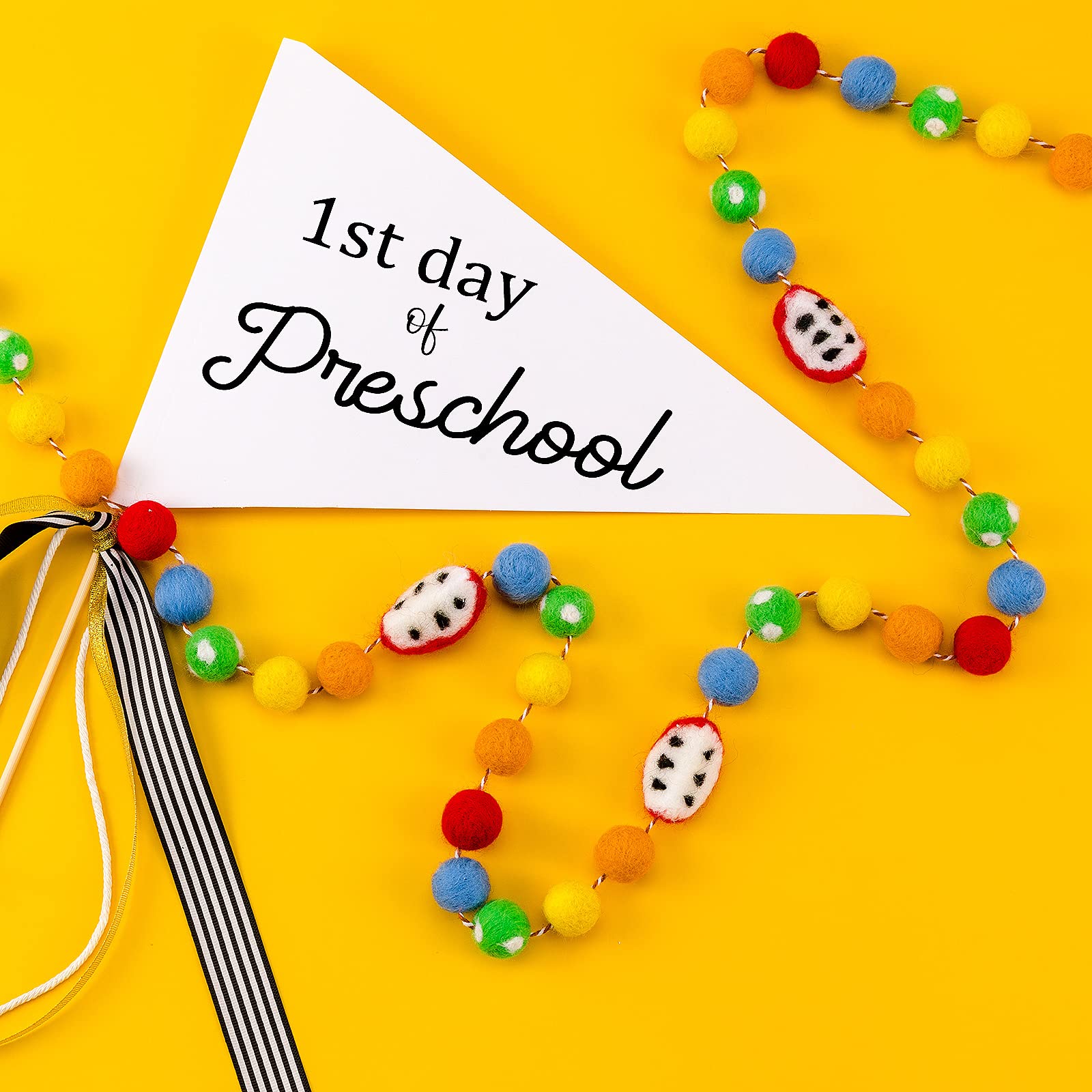 Snapklik.com : CINPIUK First Day Of School Flag DIY 2024 Back To School ...