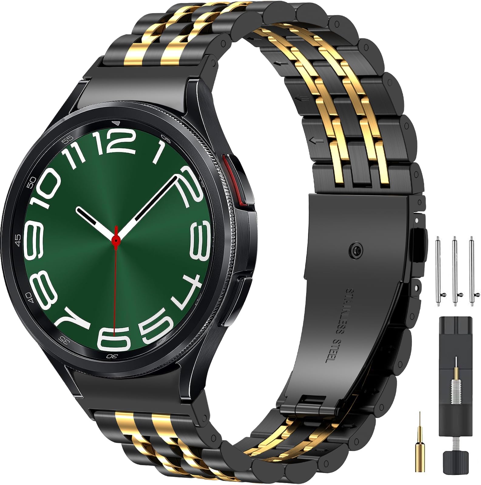 Amazon.com: Suphart Metal Bands Compatible with Samsung Galaxy Watch 7 ...