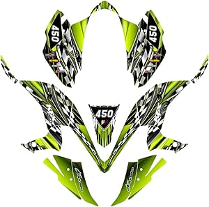 Amazon.com: Kawasaki KFX 450R Graphics Decal Kit by Allmotorgraphics ...