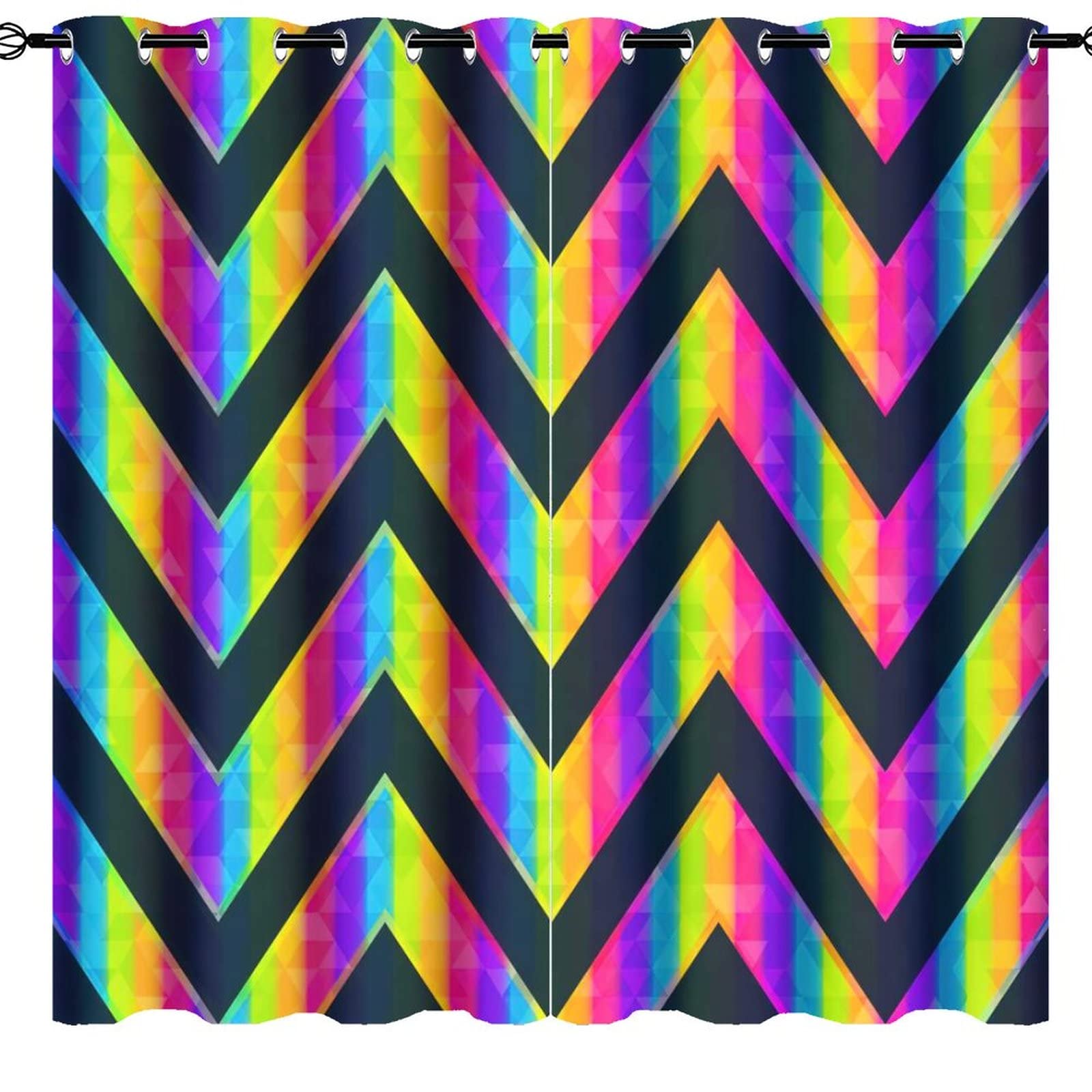 Bright Rainbow Chevron
