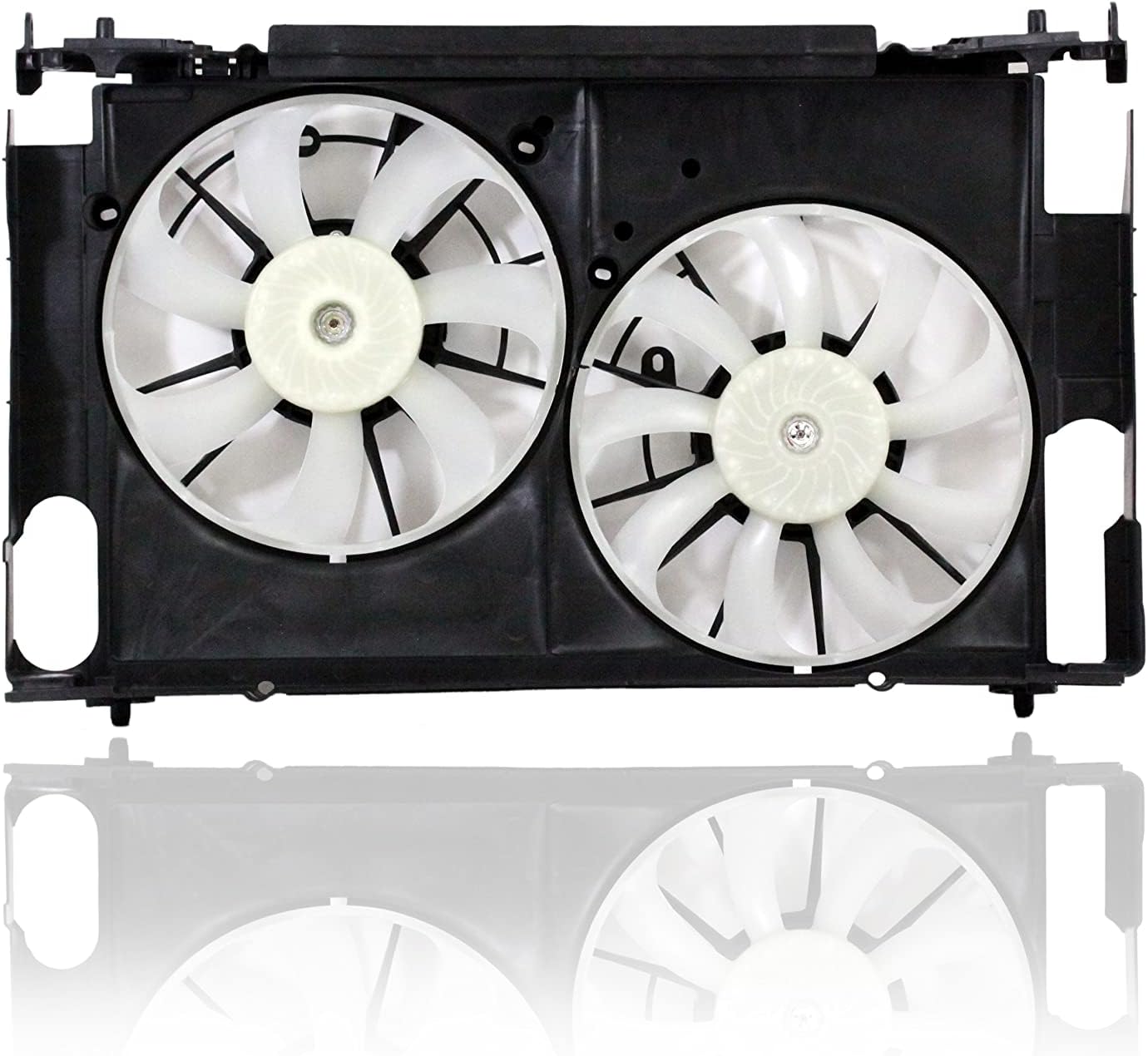 Amazon.com: Dual Radiator and Condenser Fan Assembly - Pacific Best Inc ...