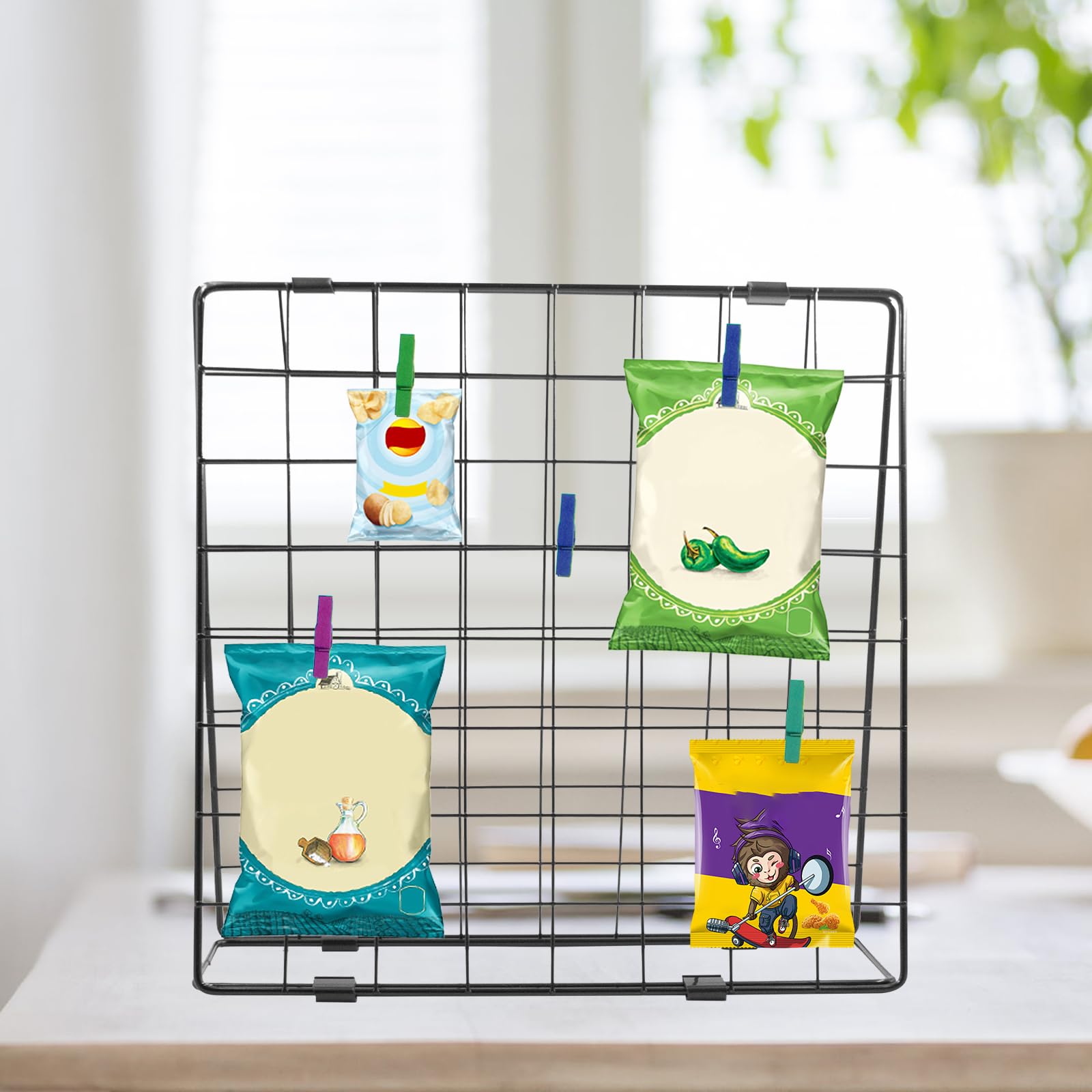 Snapklik.com : JINGHANGER Chip Rack Display Stand Snack Holder For Bags ...