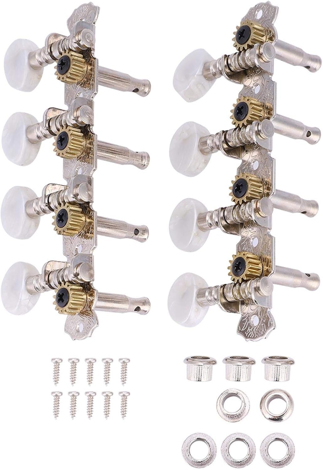Amazon.com: Steel + Acrylic + Copper Tuning Pegs, Excellent White ...