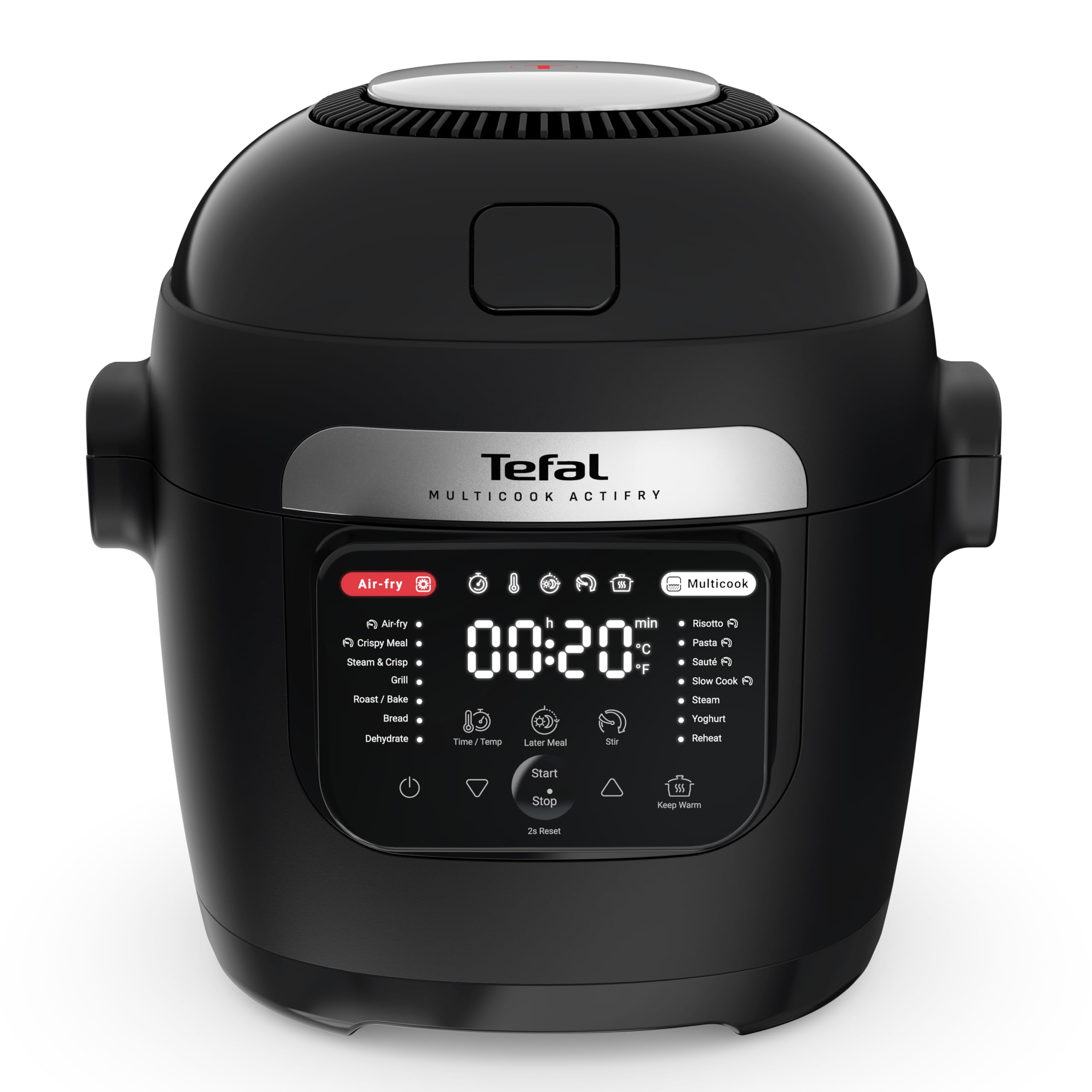 Tefal Multicook Actifry, Stirring air fryer and Multicooker, 14 ...
