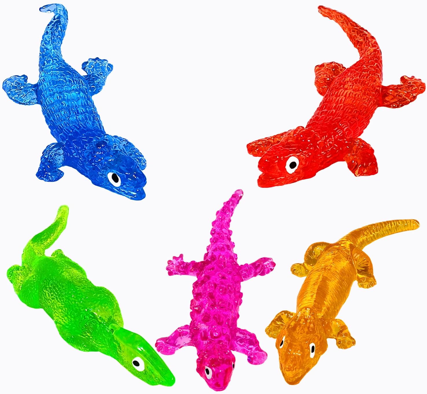 Amazon.com: 5Pack Super Stretch Sticky Dinosaur Mochi Squishy Toys,Soft ...