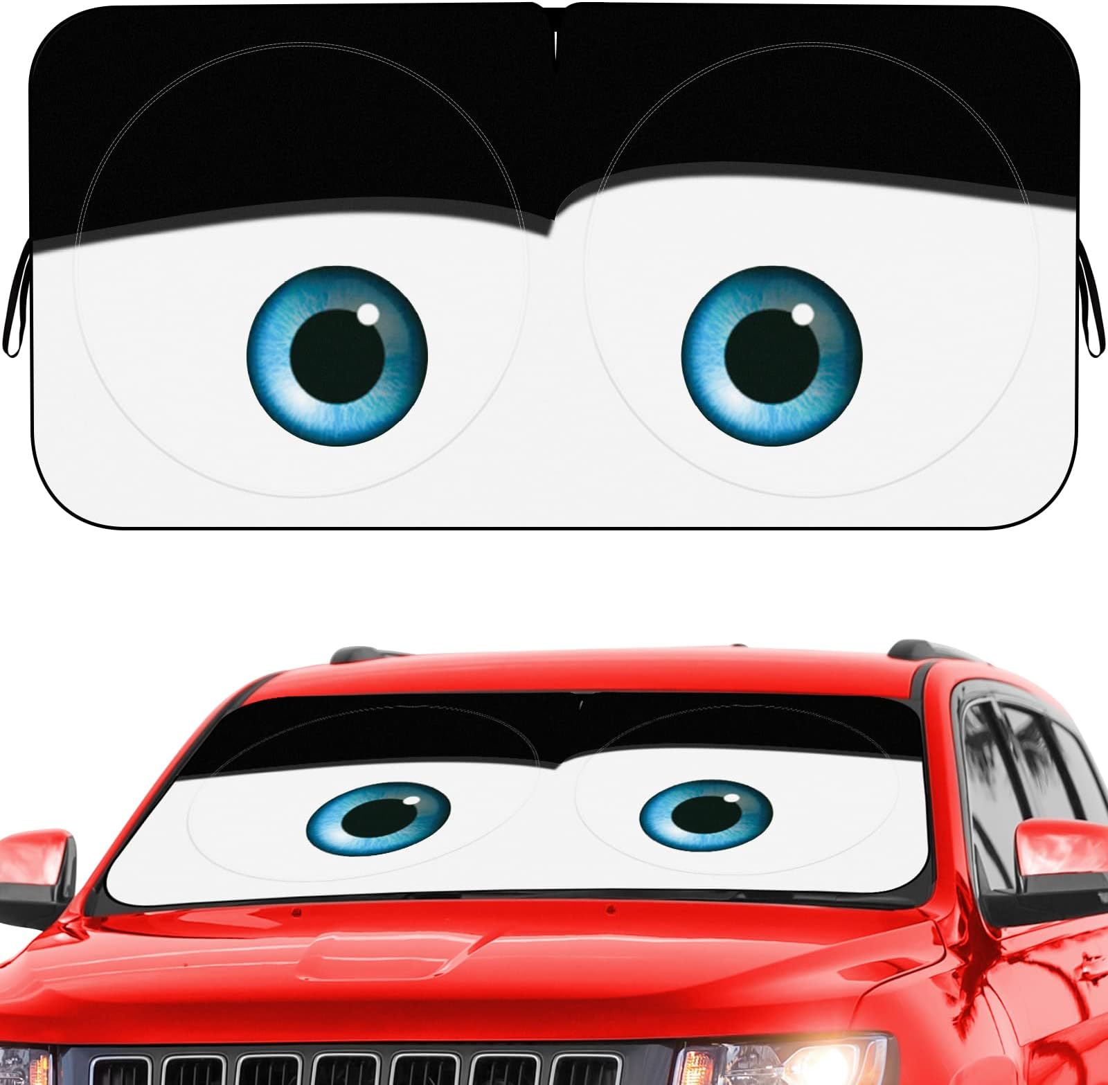 Amazon.com: Disney Cars Auto Car Windshield Block Sun Shade Gray Color ...