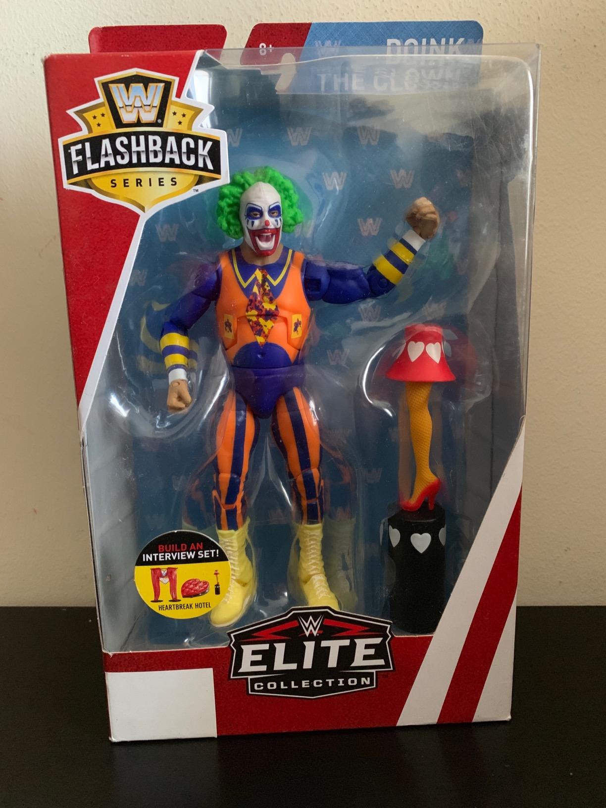 Amazon.com: Mattel WWE Flashback Series Exclusive Doink The Clown ...