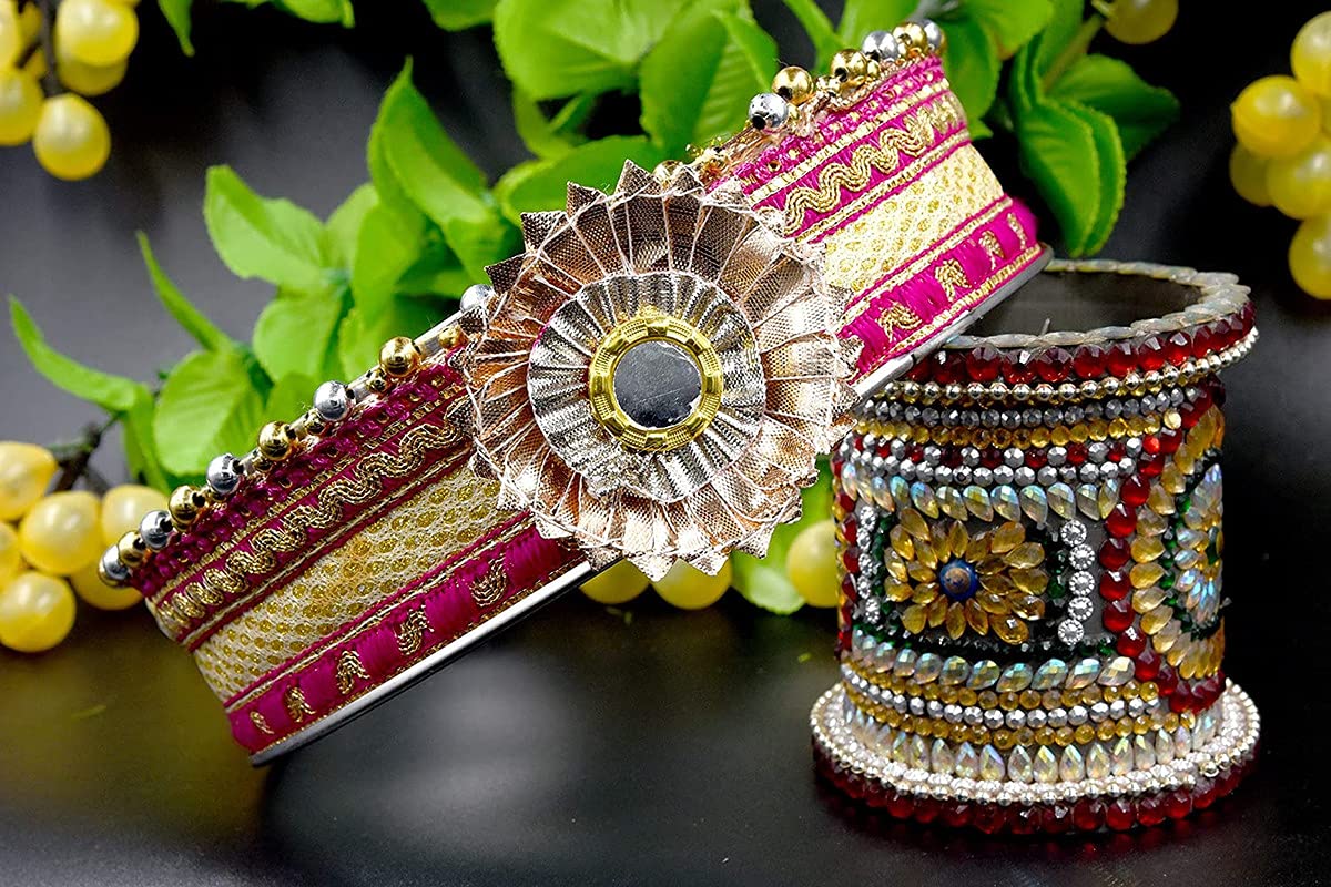 Buy Stainless Steel Channi for Karwachauth Handcrafted Pooja Decorative ...