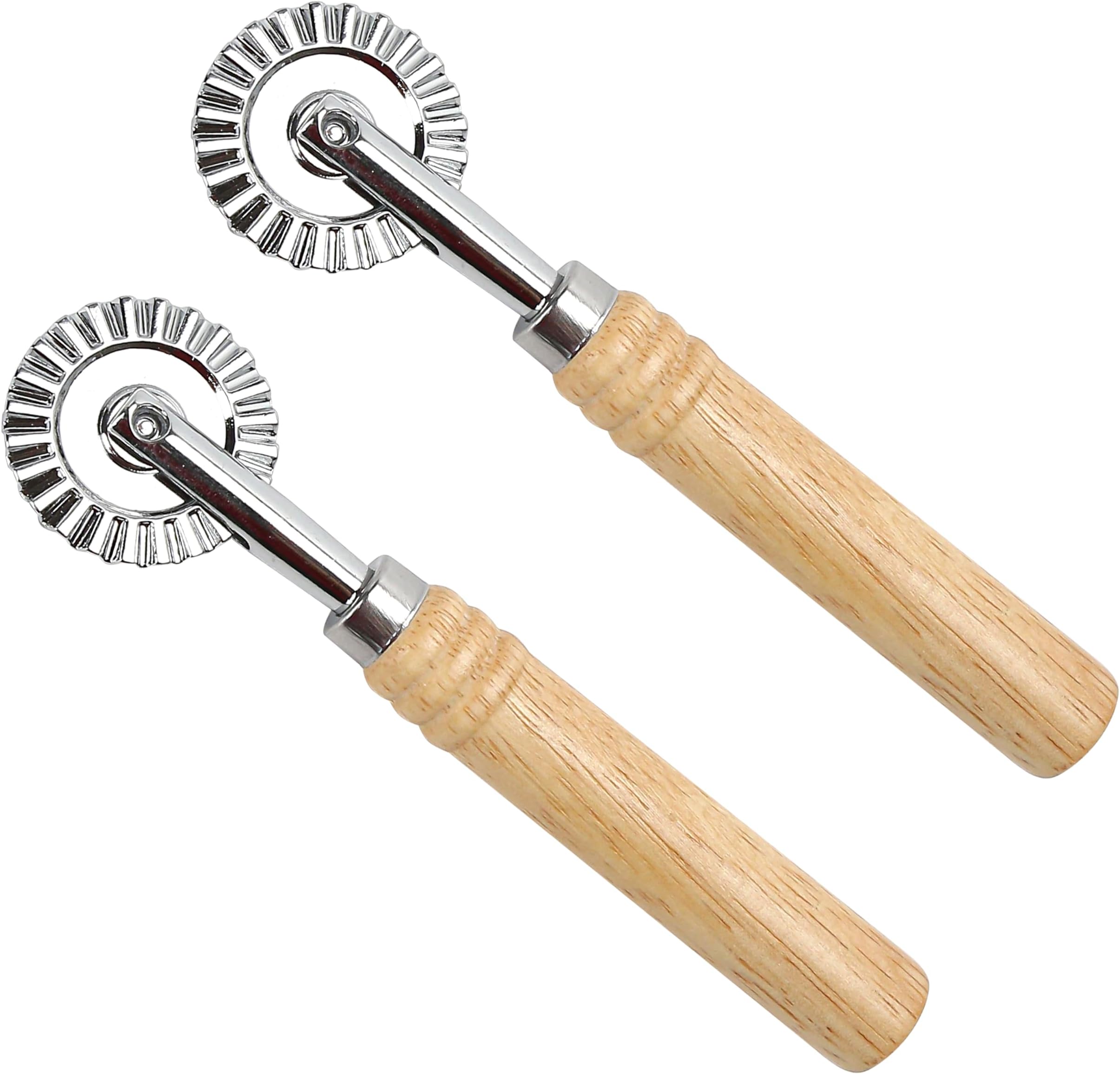Amazon.com: 2PCS Pizza Cutter Wheel Roller, 16cm/6.3" long, Zinc Alloy ...