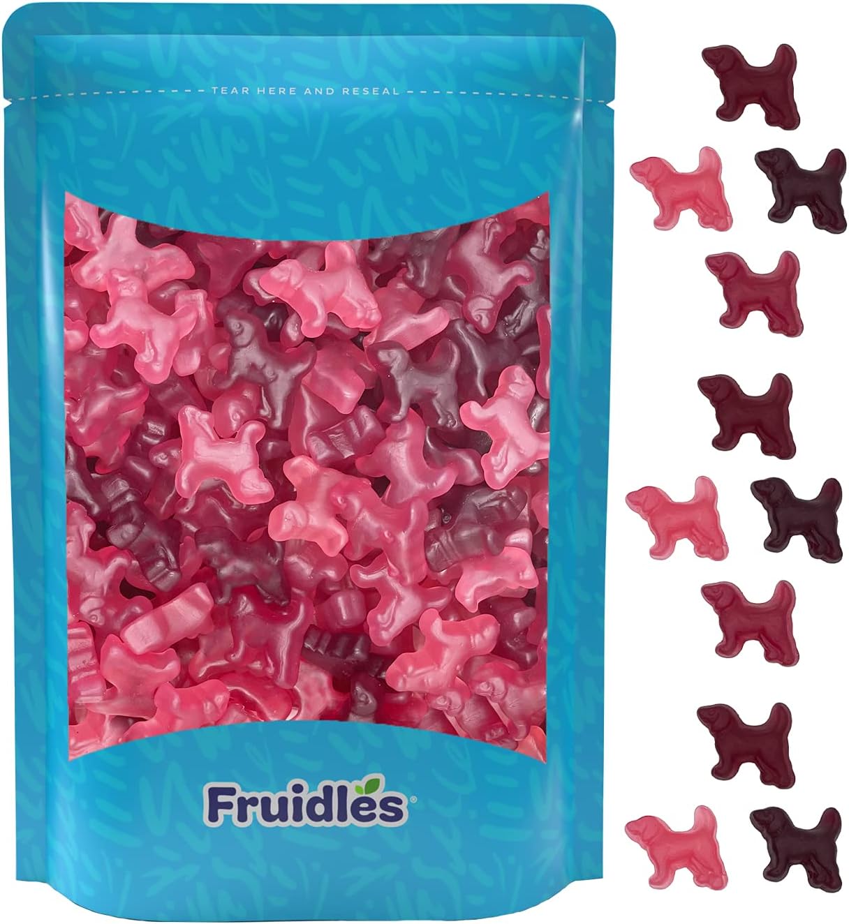 Amazon.com : Fruidles Sour Flowers Gummy Candy, Delicious Sugar Coated ...