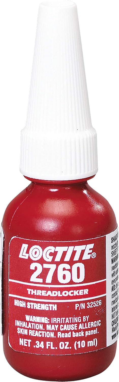 Amazon.com: 32526 Loctite Threadlocker 2760(TM), 10mL Bottle, Red ...