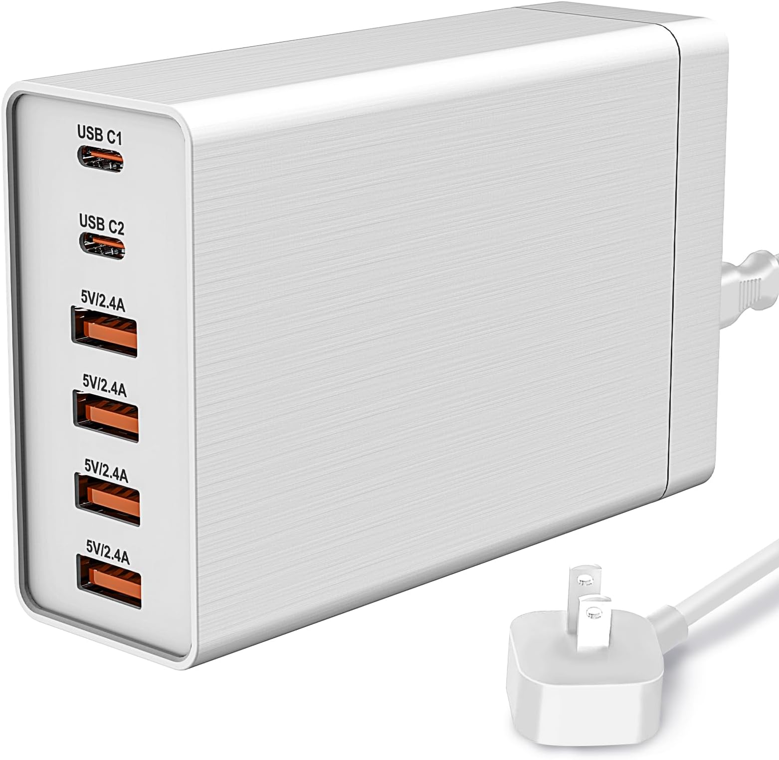 Amazon.com: Charging Station for Multiple Devices Upoy, Multi USB Tower ...
