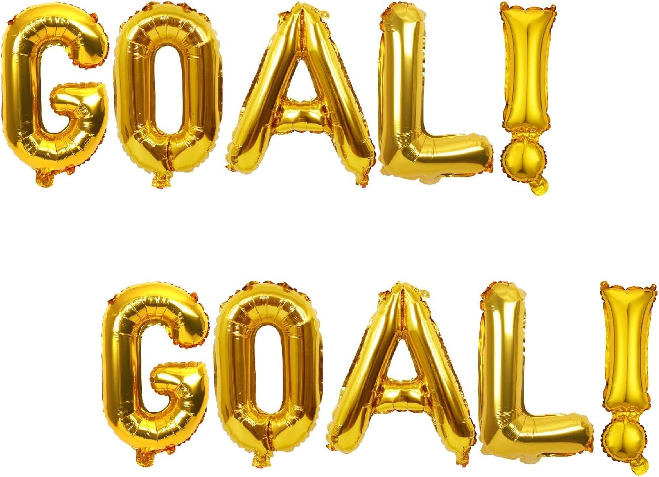 Amazon.com: ZURBAA Goal Banner Soccer Ball Balloons - Football Sport ...