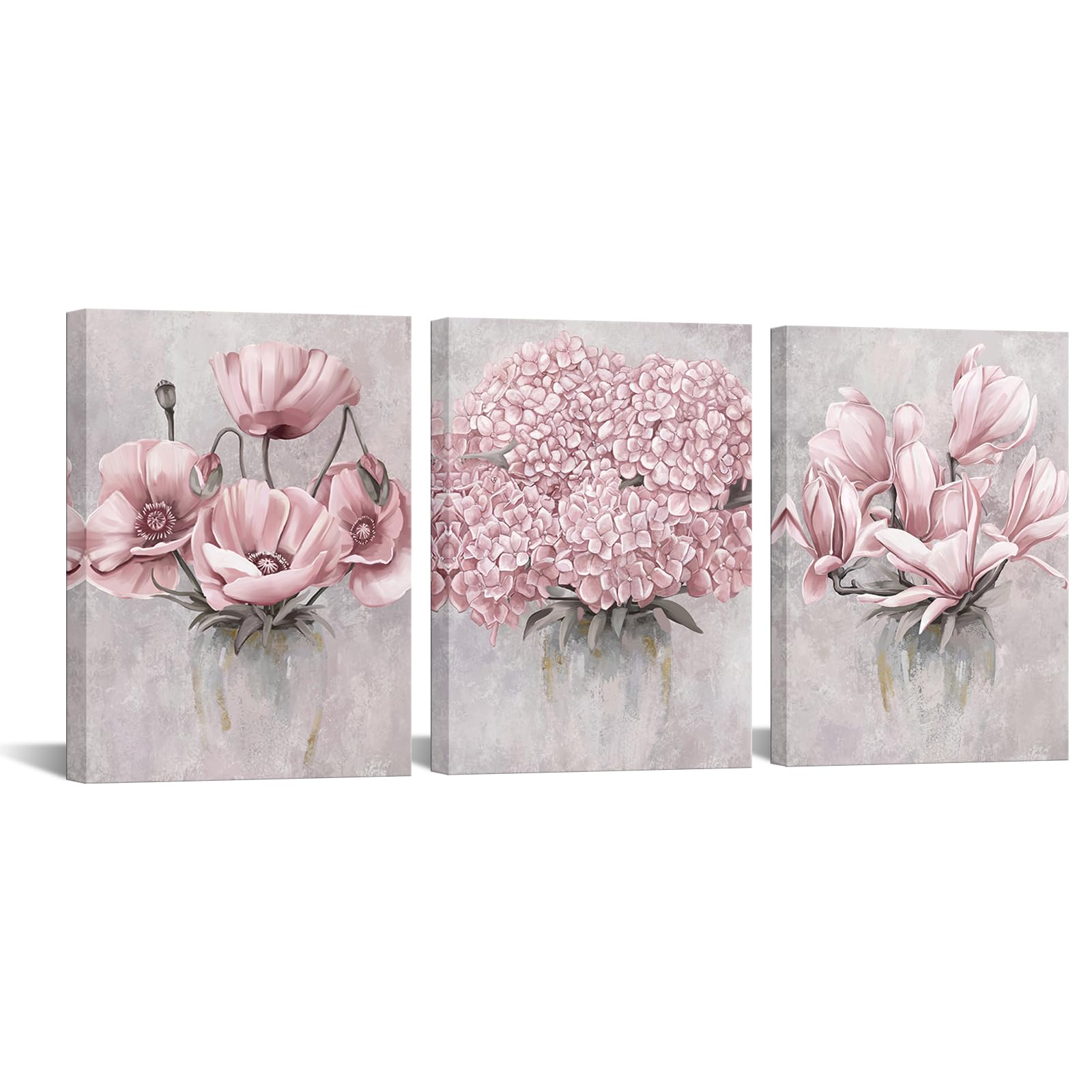 Amazon.com: Visual Art Decor Flower Wall Art Bedroom Wall Decor Floral ...