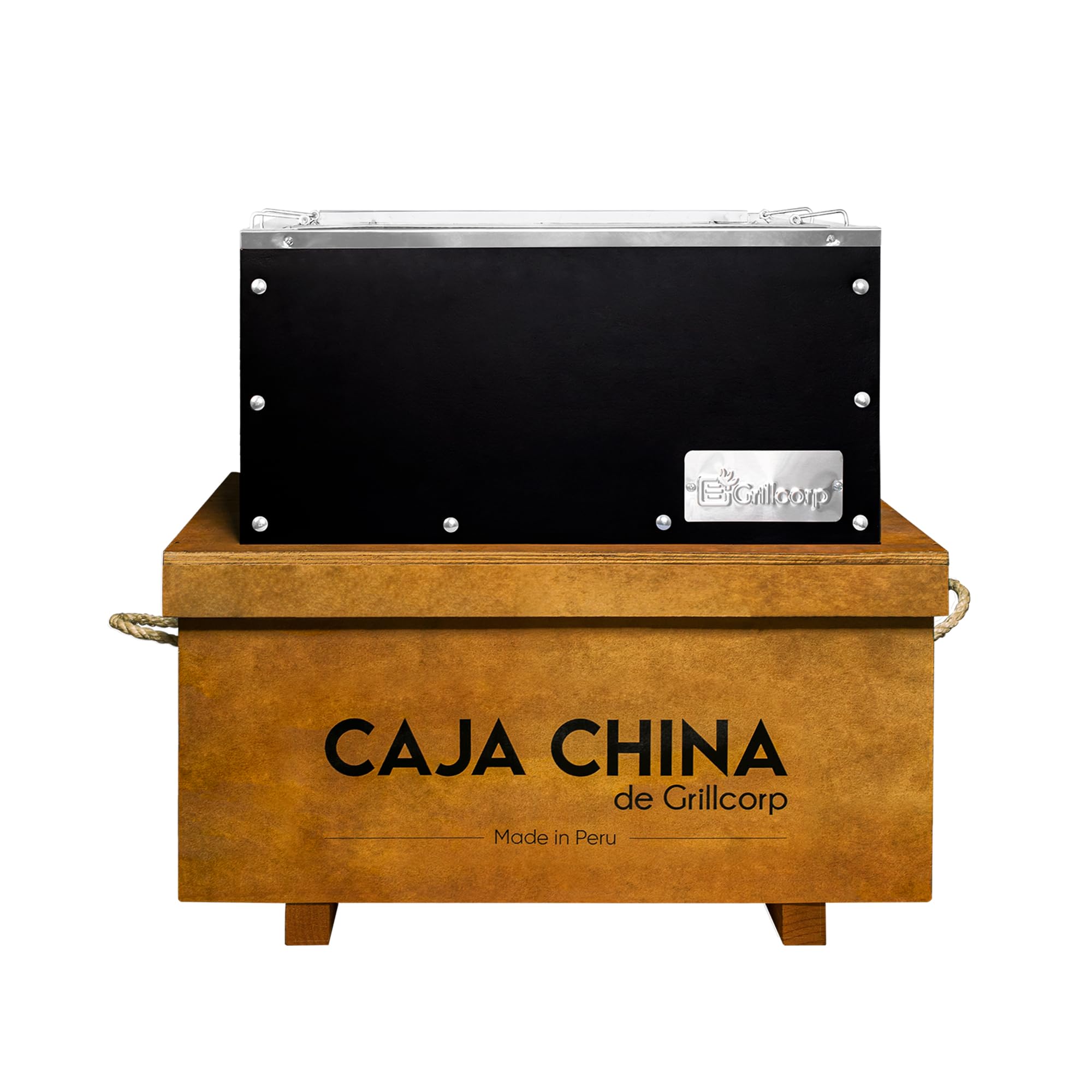 Amazon.com: Grillcorp, Junior Roasting Box 100% Stainless Steel ...