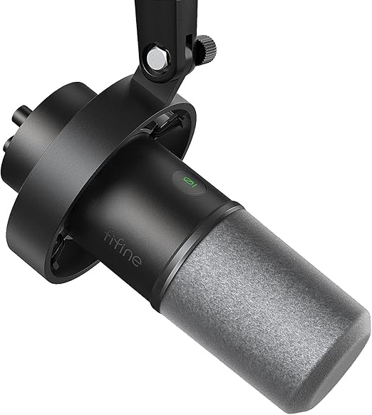 FIFINE Recording XLR/USB Microphone Studio Dynamic Podcast Cardioid ...
