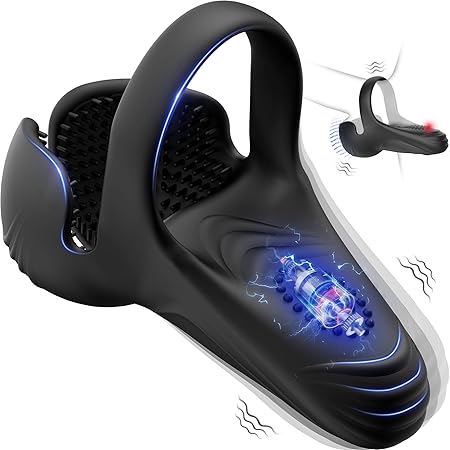 Amazon.com: Penis Ring Vibrator Sex Toys with 12 Vibration Modes ...