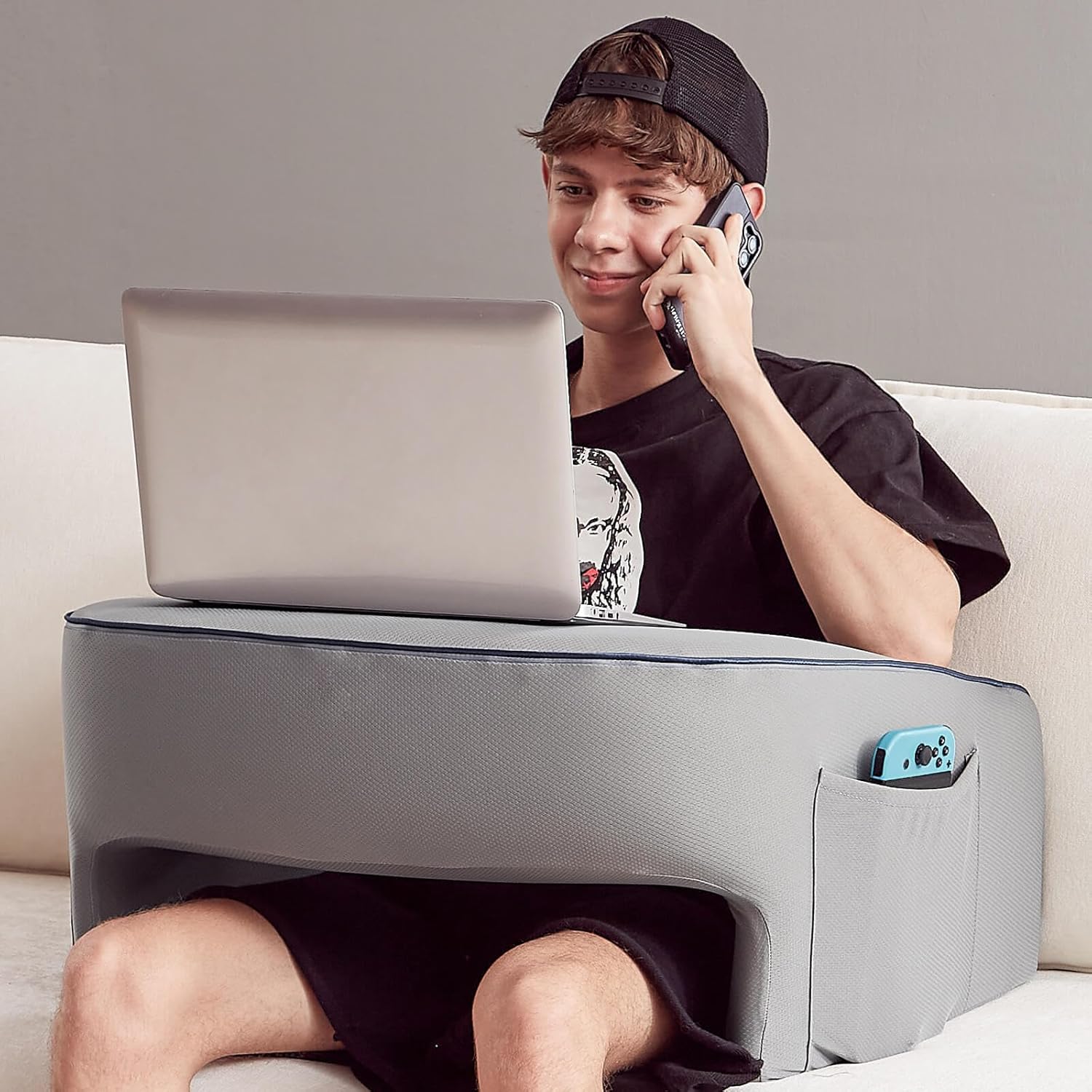 Amazon.com: cooloo8 Lap Desk for Adults, Gaming Pillow, Reading Pillow ...