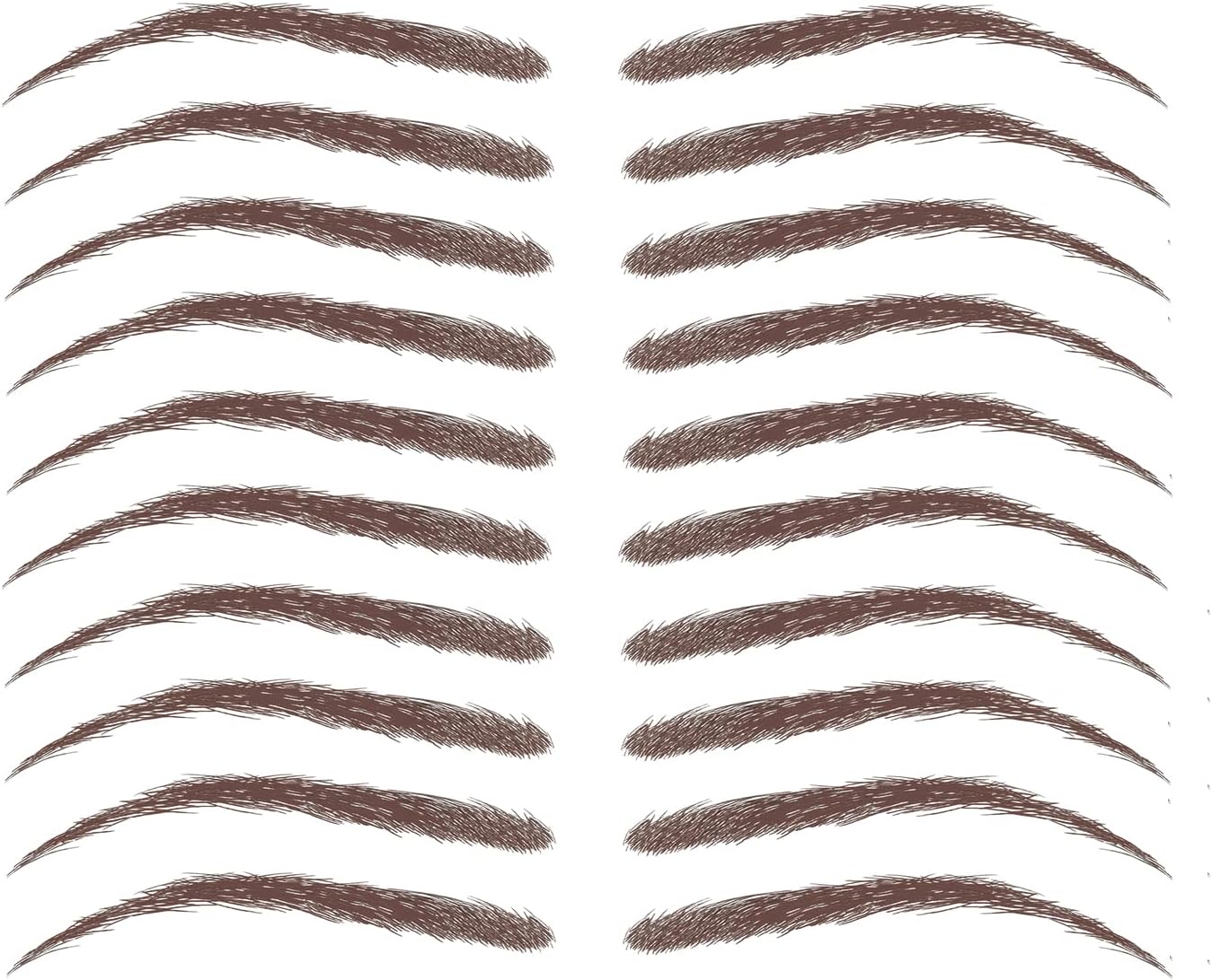 Amazon.com : Beauti-Full Brows|Easy Application|Waterproof|10 Pairs ...
