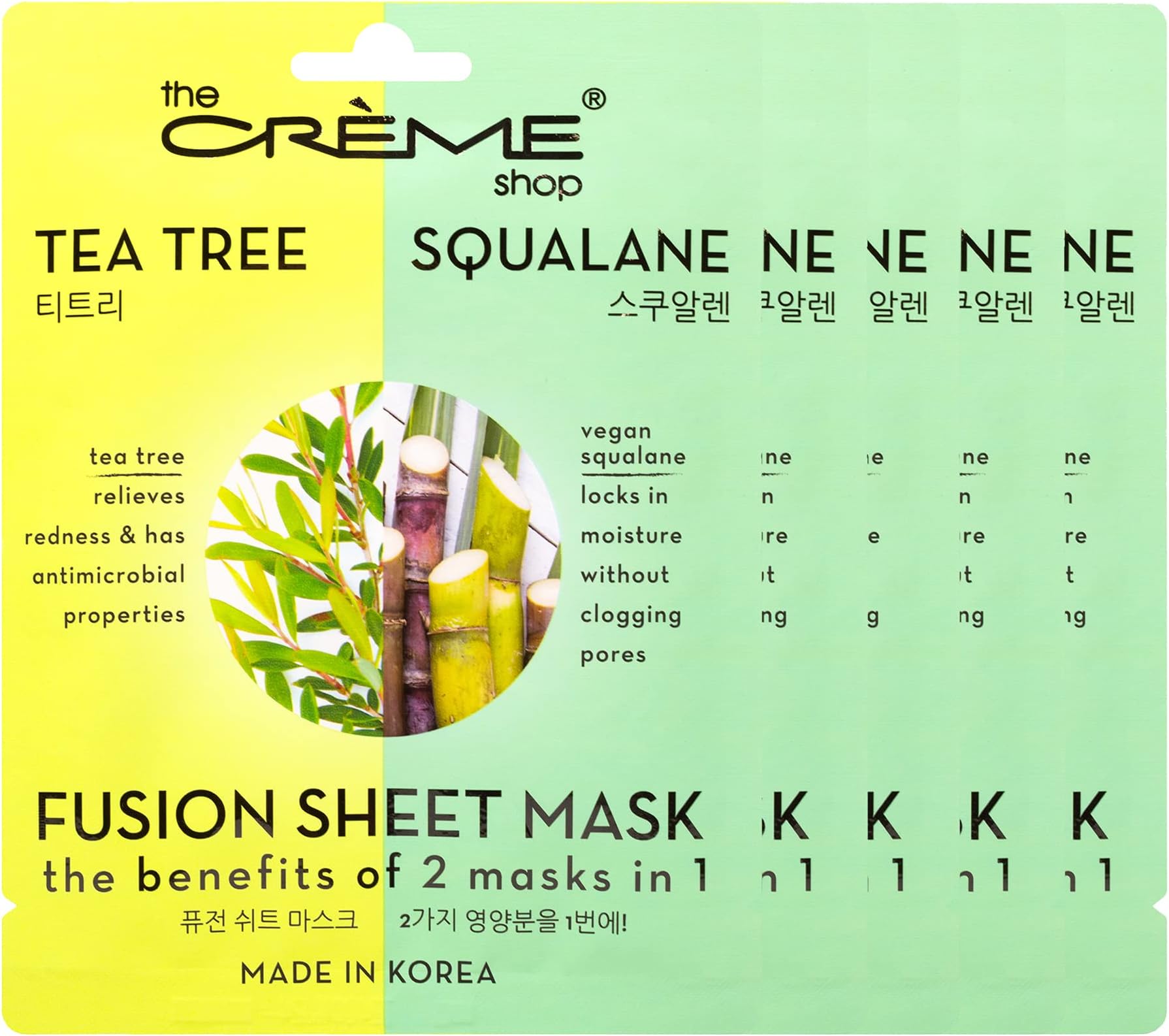 Amazon.com : The Crème Shop - Fusion Face Masks, Korean Facial Skin ...