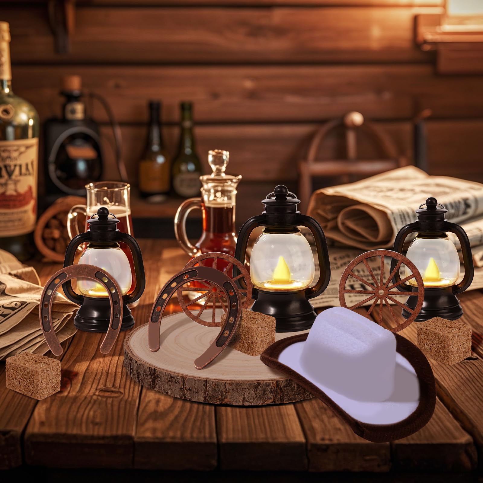 Western Table Decorations For Lanterns