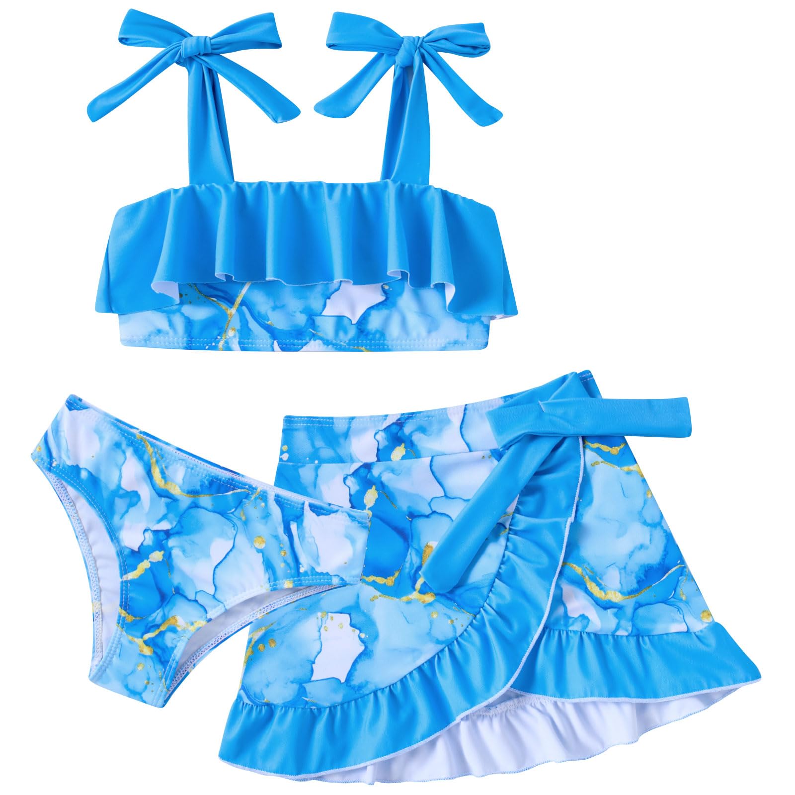 Snapklik.com : ALISISTER Girls Bathing Suit Size 7-8 Swimsuit Little 3 ...