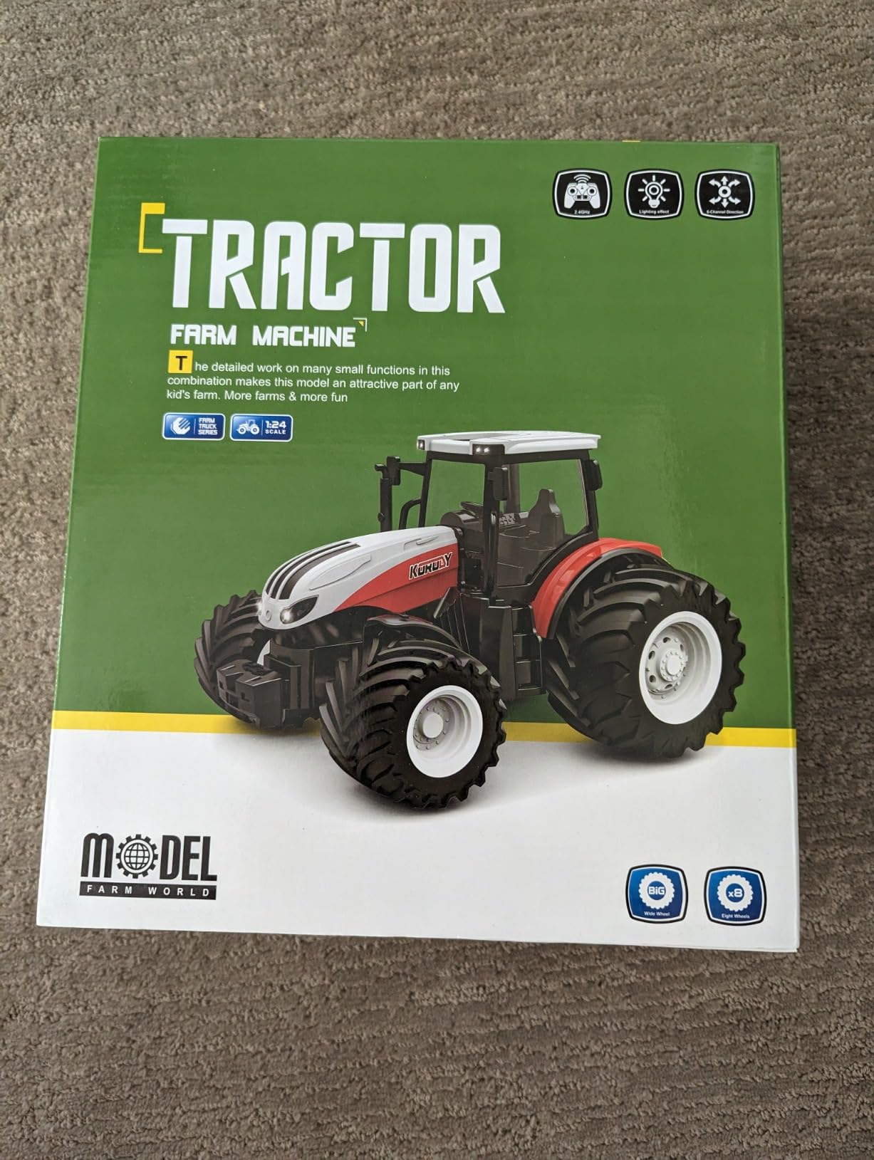 $7/mo - Finance Remote Control Farms Tractor Toy, Children's RC Tractor ...